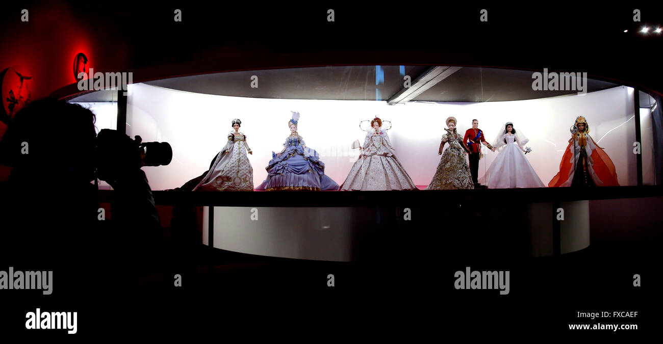 Rome, Italy. 14th April, 2016. Royal Barbies Museum of Vittoriano ...