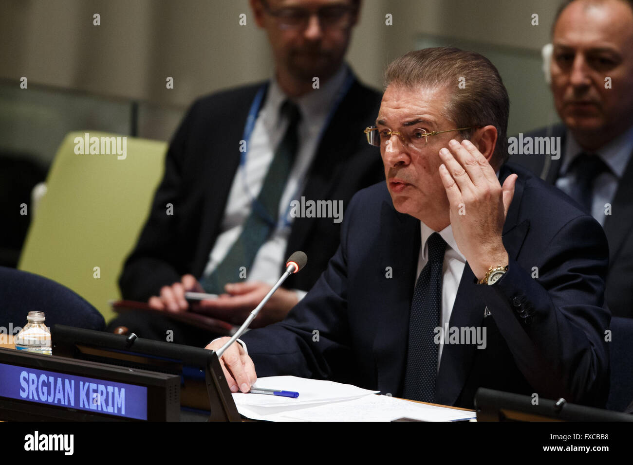 New York, United Nations headquarters in New York. 14th Apr, 2016 ...