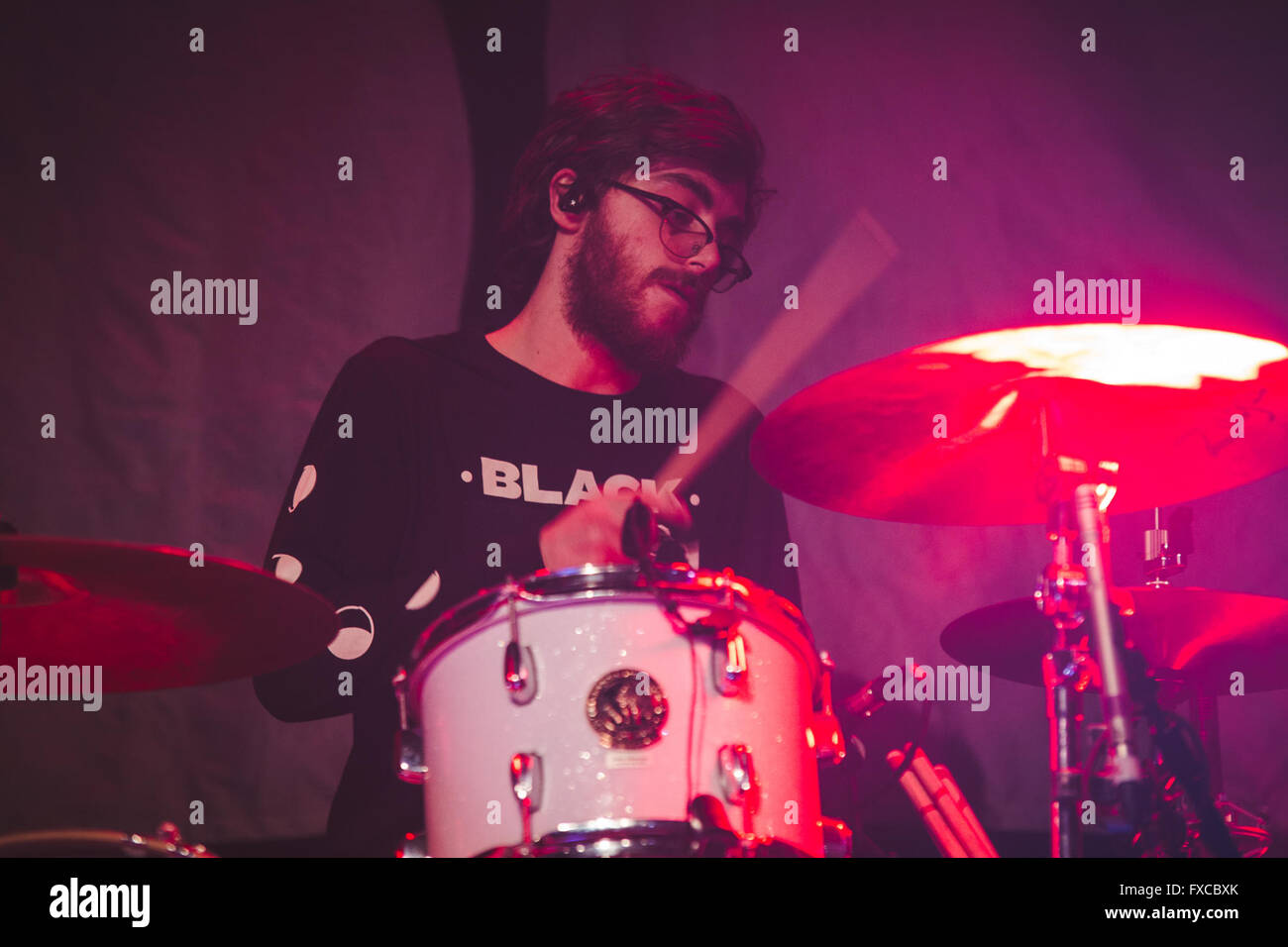 Manchester, UK. 14th April, 2016. English five-piece band from Essex ...