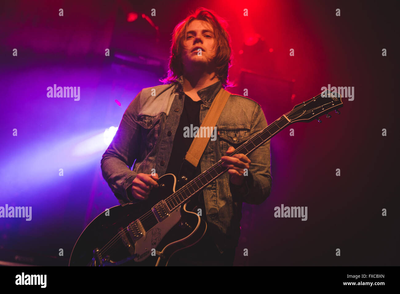 Manchester, UK. 14th April, 2016. English five-piece band from Essex ...