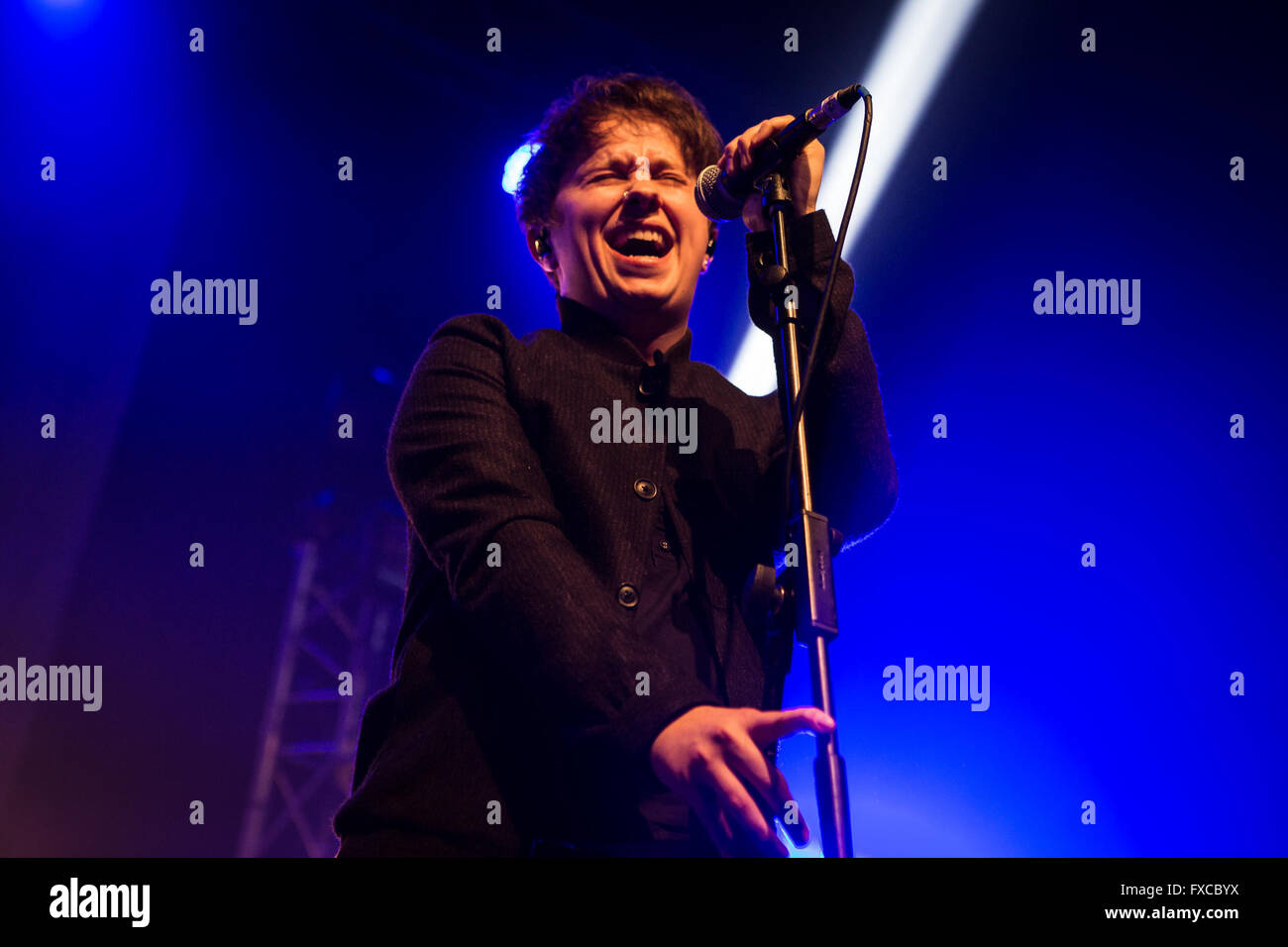 Manchester, UK. 14th April, 2016. English five-piece band from Essex ...