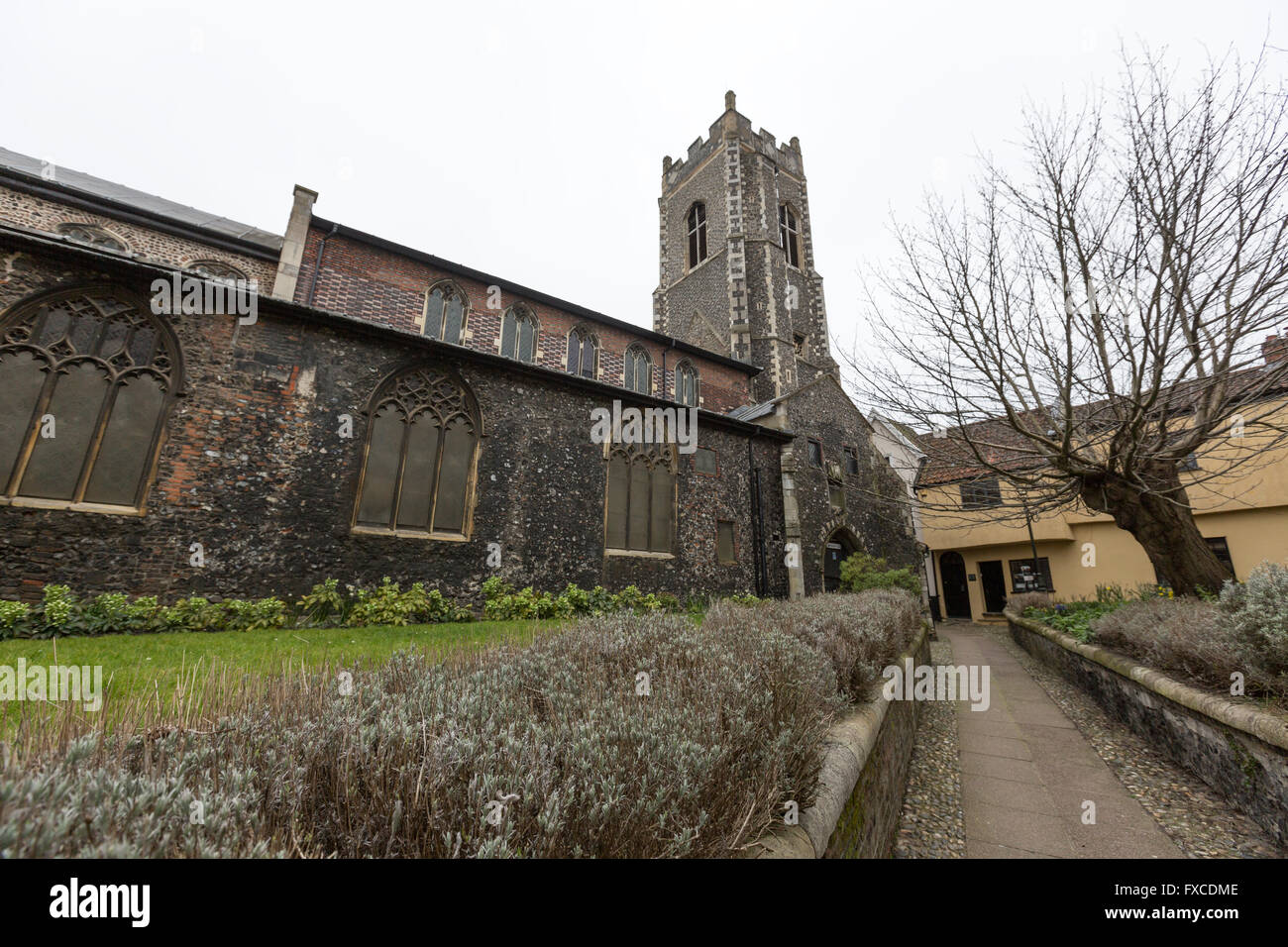 The Parish Church of St. George Tombland, Norwich, Norfolk, England, UK ...
