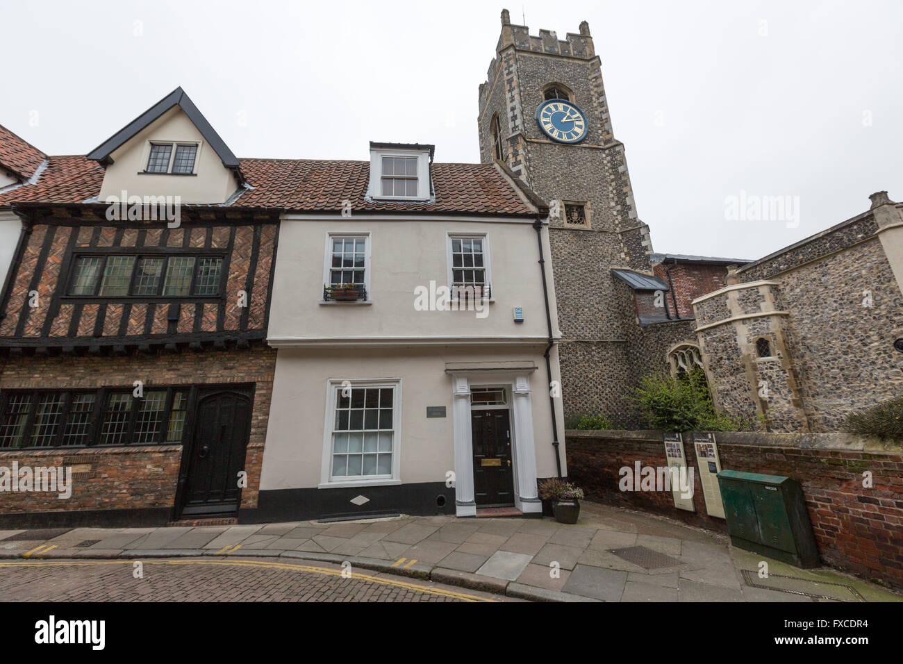 The Parish Church of St. George Tombland in Princes Street, Norwich ...