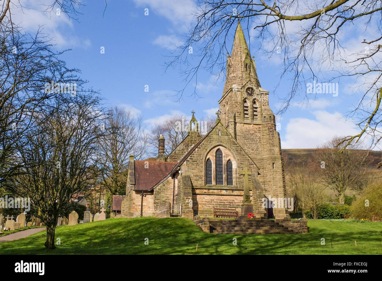 Edale in The Peak District National Park Stock Photo - Alamy