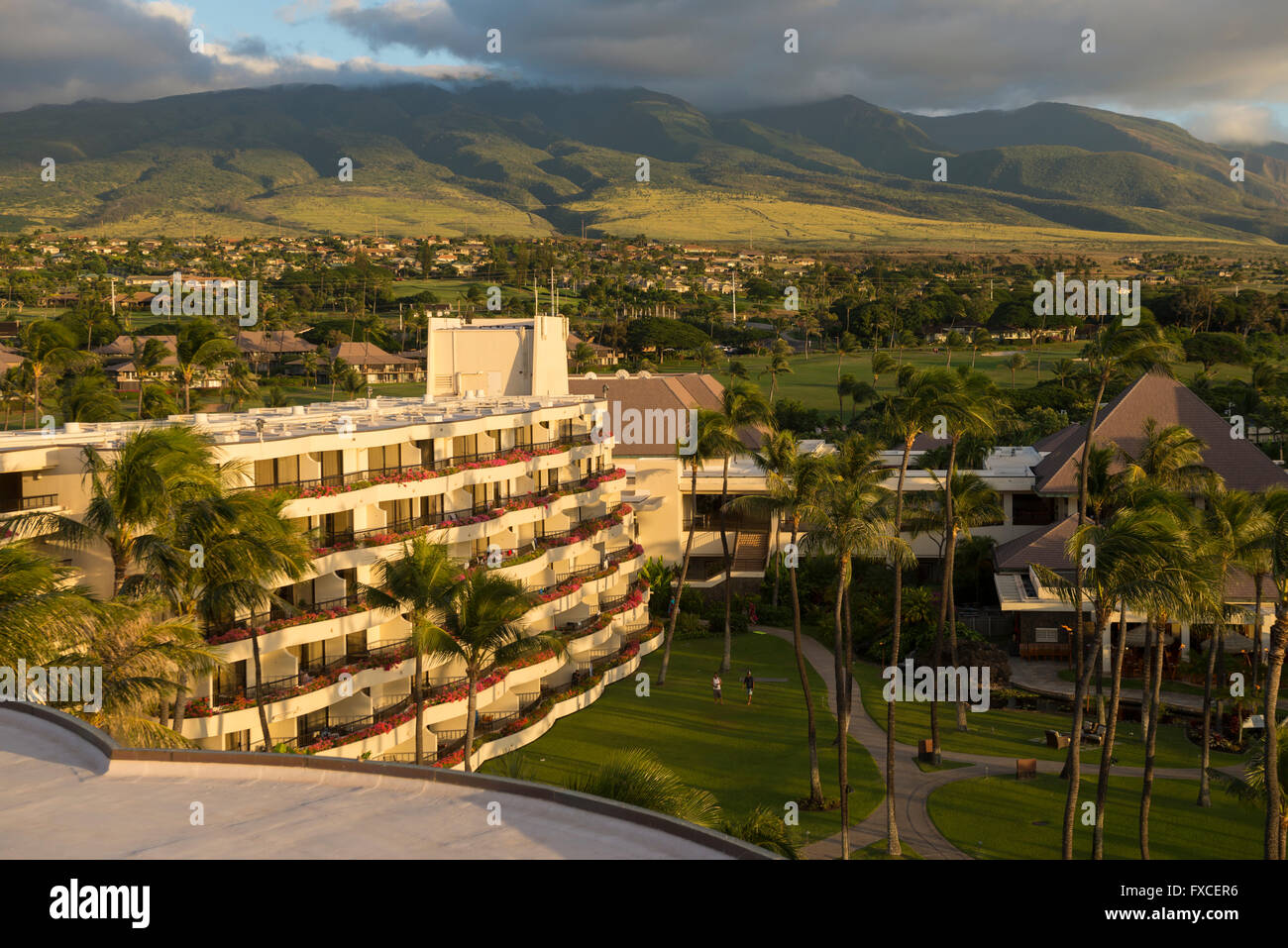 USA, Hawaii, Maui, Kaanapali Beach, Sheraton Maui Resort & Spa Stock ...