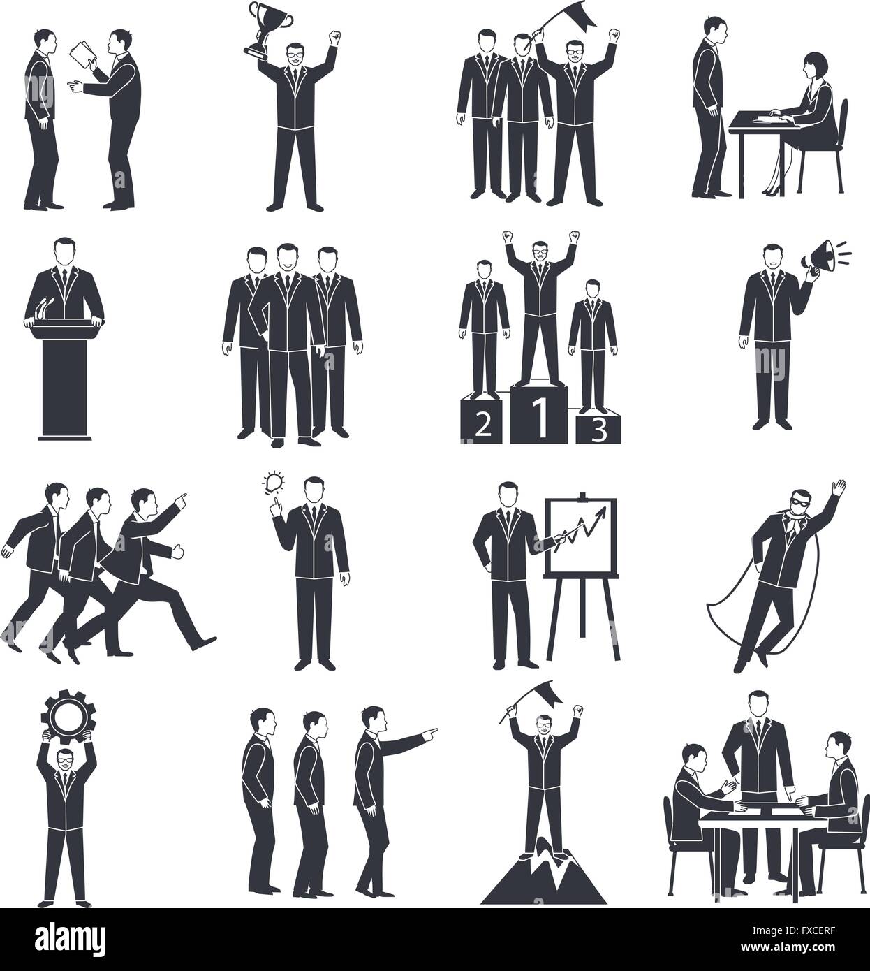 Speech icons black white hi-res stock photography and images - Alamy