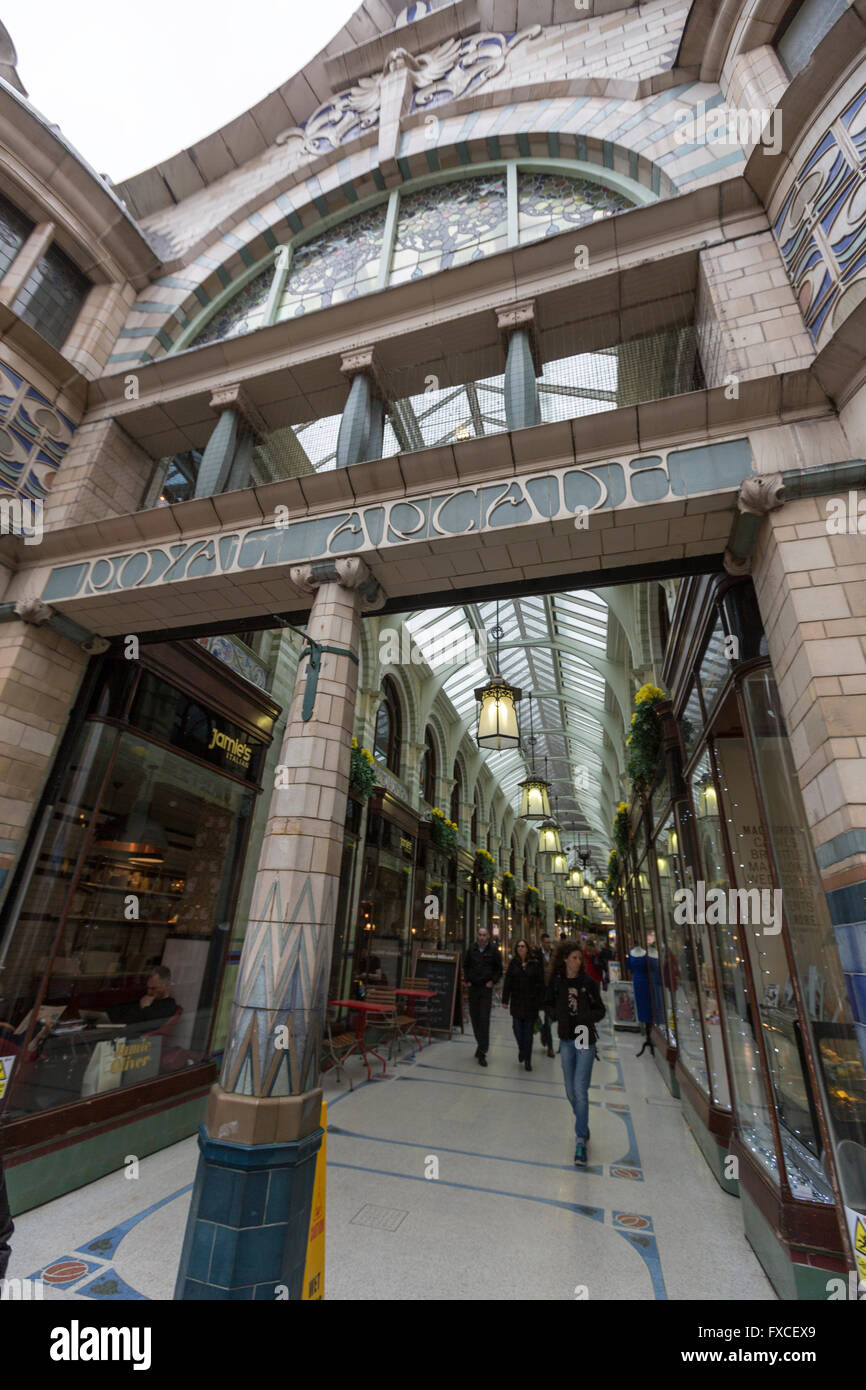 Entrance to the Royal Arcade, designed by George Skipper, Norwich ...