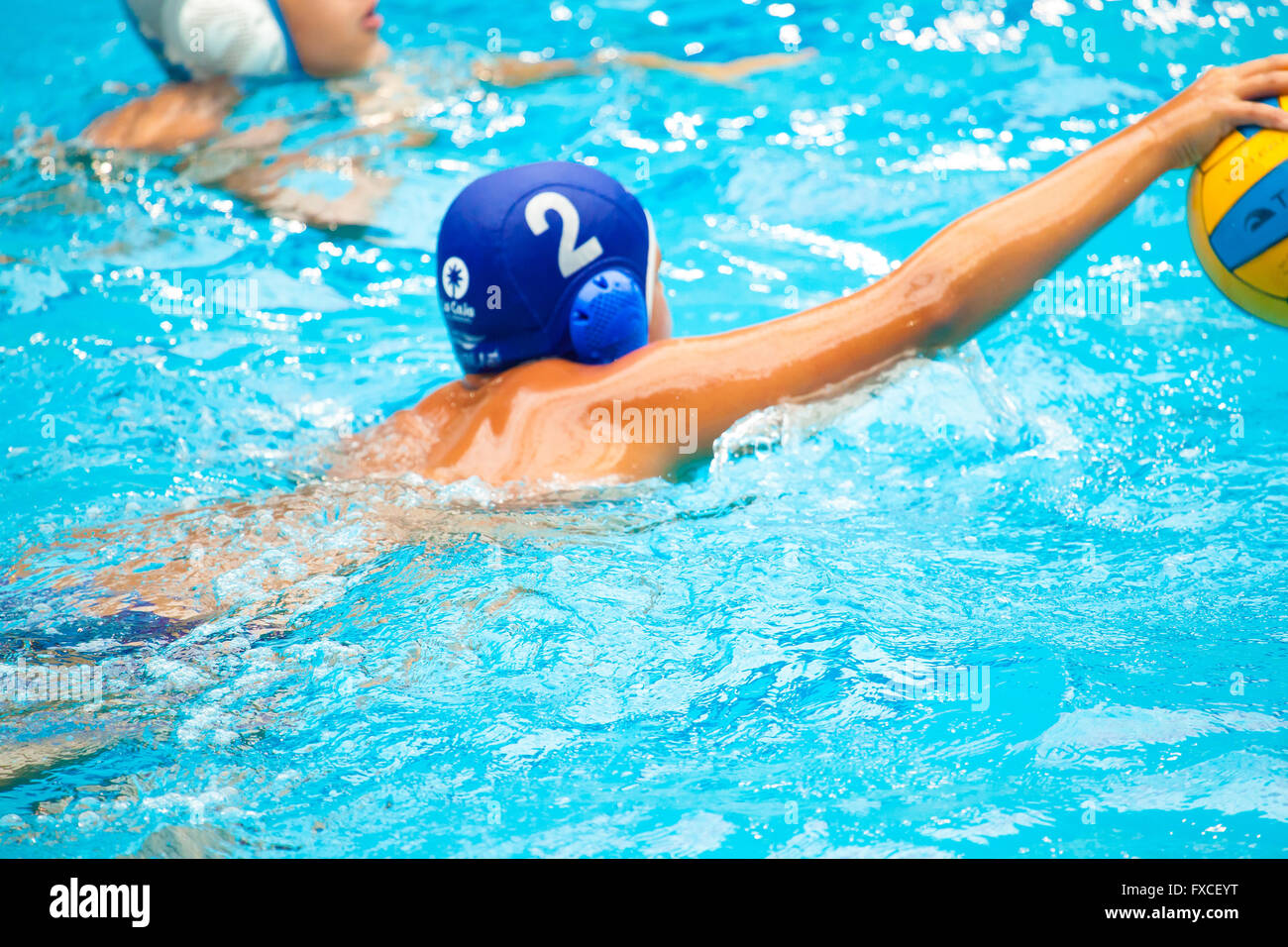 male water polo match Stock Photo - Alamy