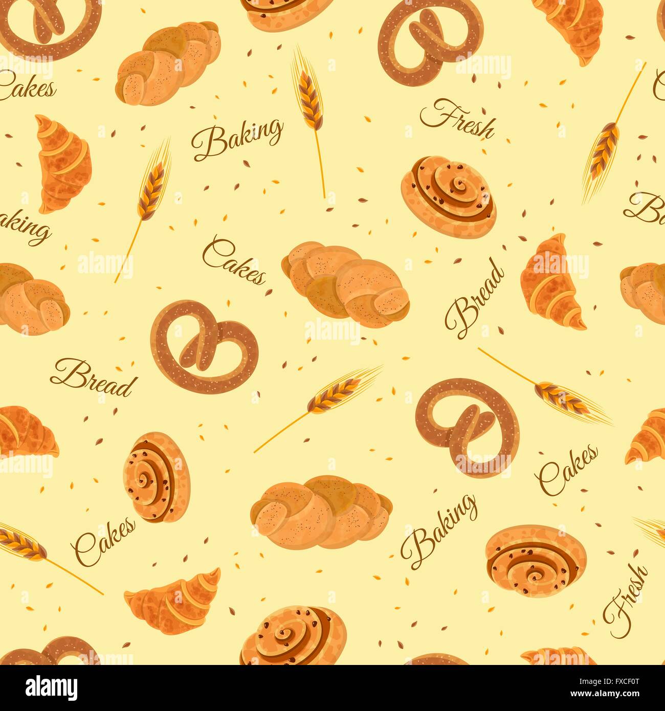 Bakery Bread Seamless Decorative Pattern Stock Vector Image & Art - Alamy Bakery Bread Seamless Decorative Pattern Stock Vector Image & Art - Alamy