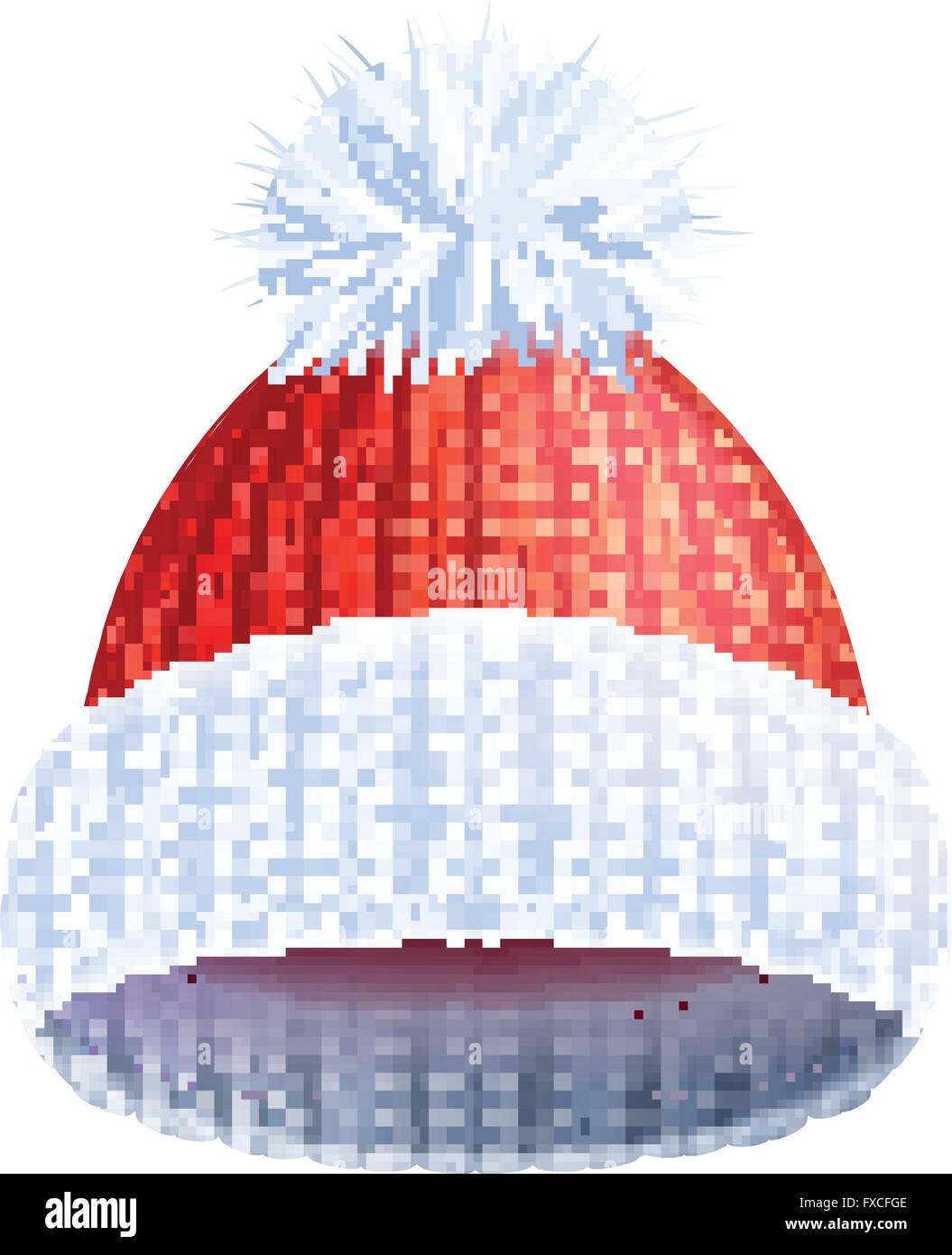 Modern Winter Knitted Hat Flat Pictogram Stock Vector Image & Art - Alamy