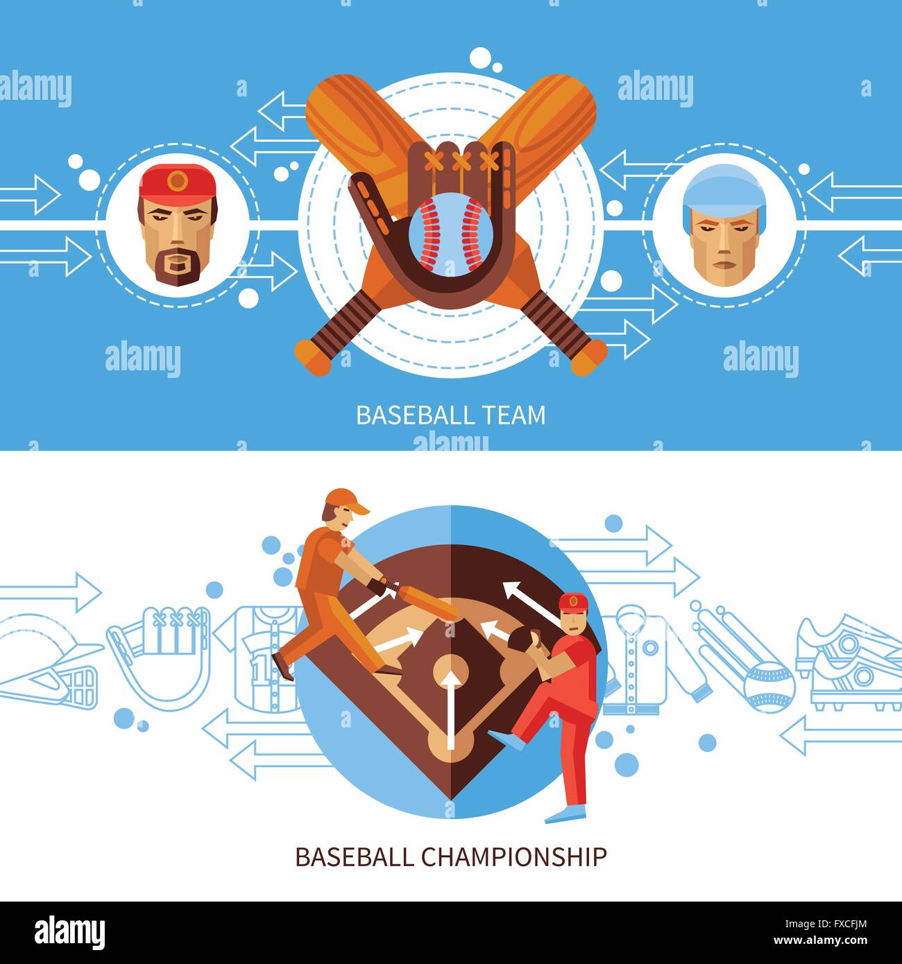 Supporters banners Stock Vector Images - Alamy