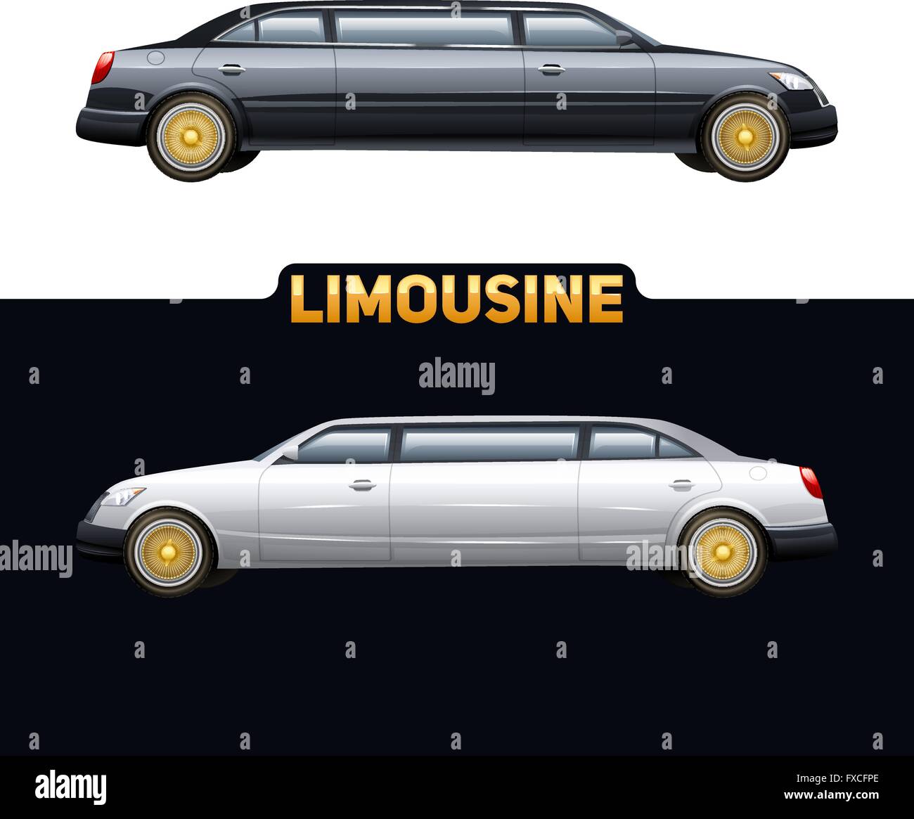 Limo view Stock Vector Images - Alamy