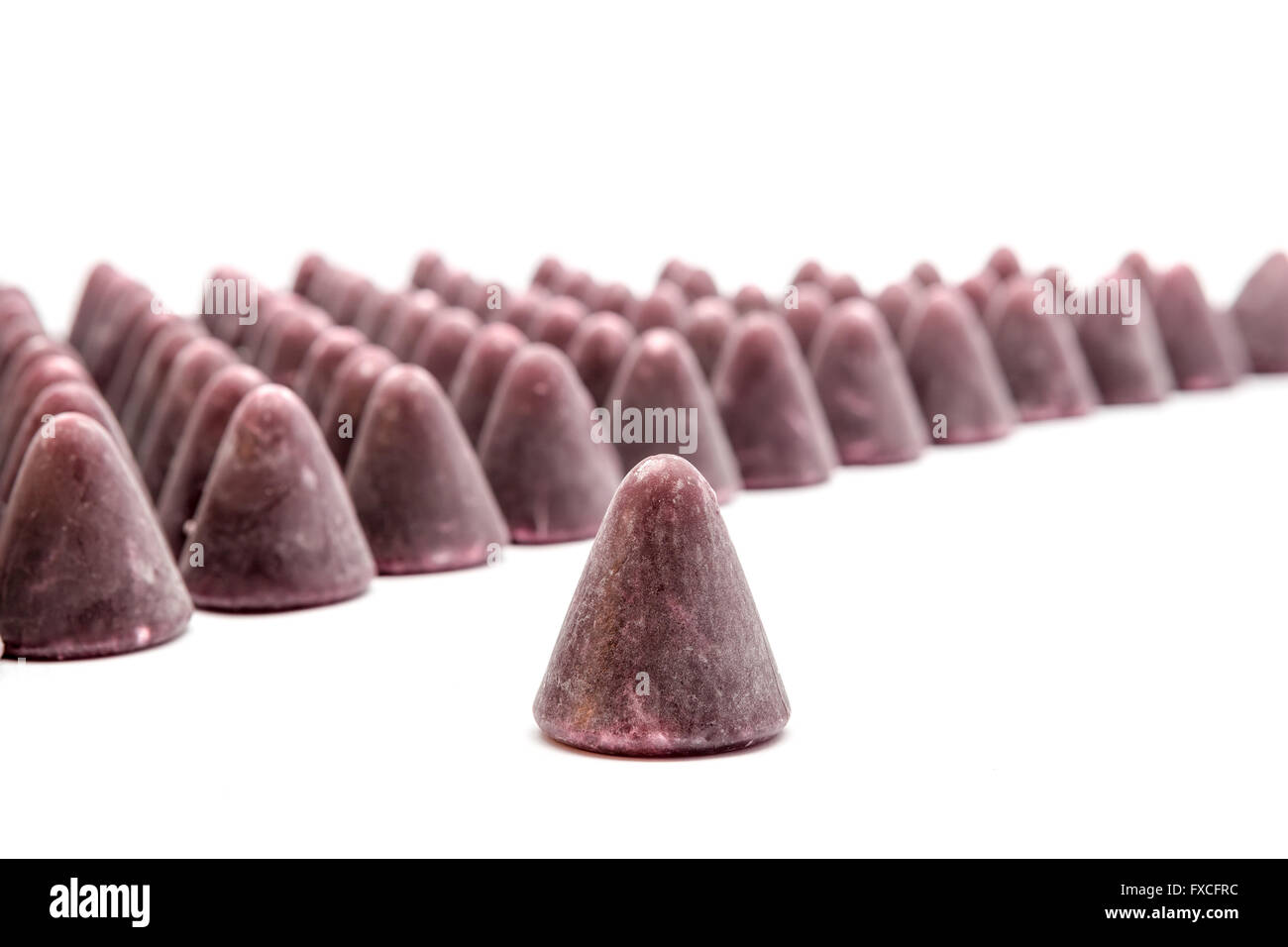 This pyramid shape of an cuberdons is a very tasty candy from Ghent ...