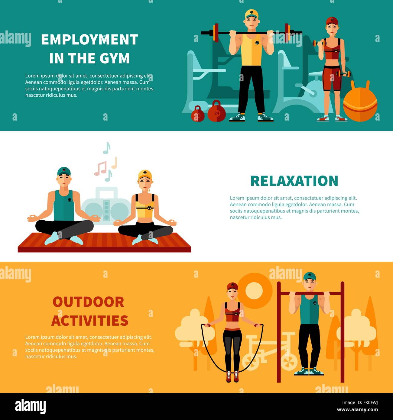 Practicing horizontal Stock Vector Images - Alamy