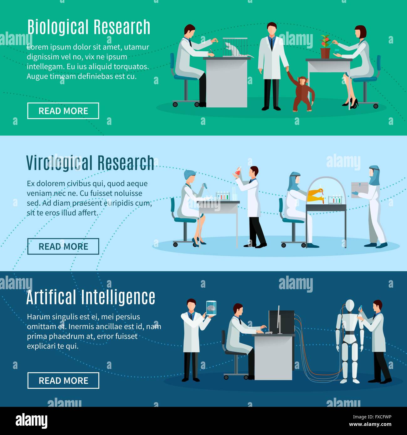 Artificial intelligence horizontal banners hi-res stock photography and images - Alamy