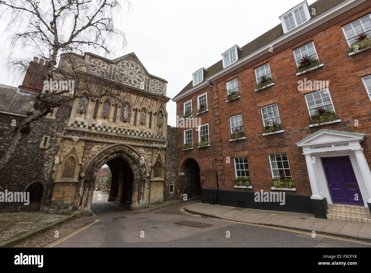 St Ethelbert's Gate at Tombland, Norwich, Norfolk, England, UK Stock ...