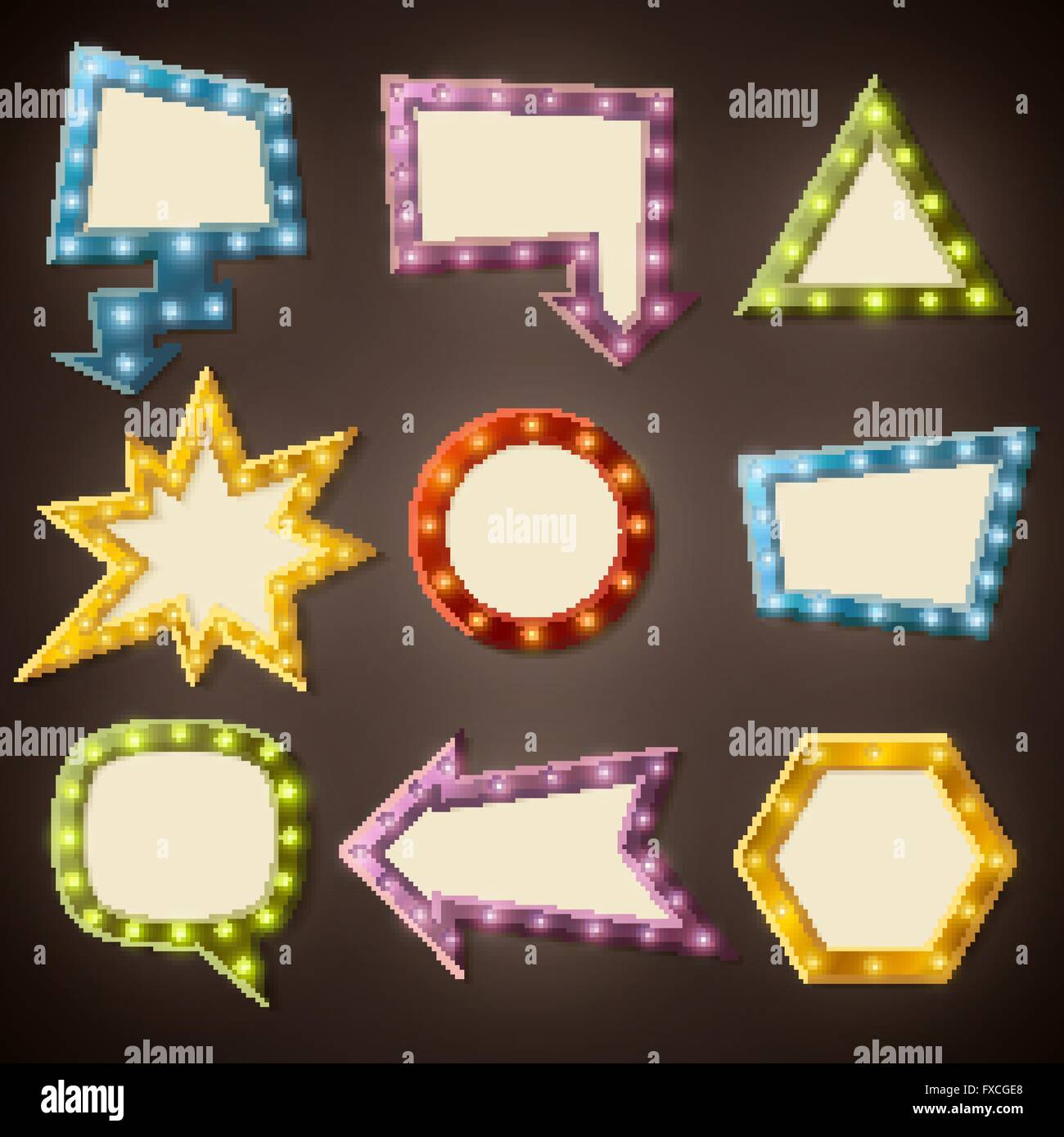 Banner flashing hi-res stock photography and images - Alamy