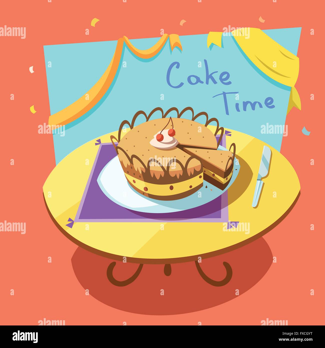 Bakery cartoon illustration Stock Vector Image & Art - Alamy