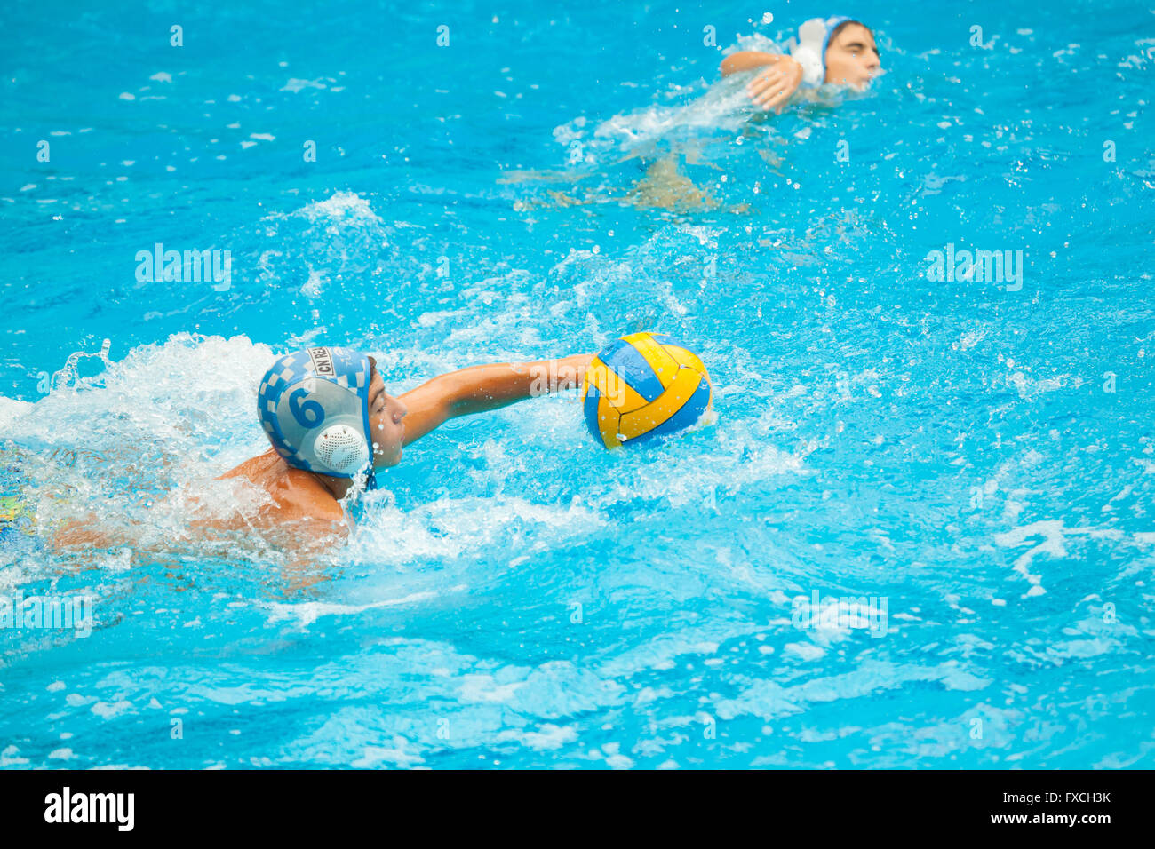 male water polo match Stock Photo - Alamy