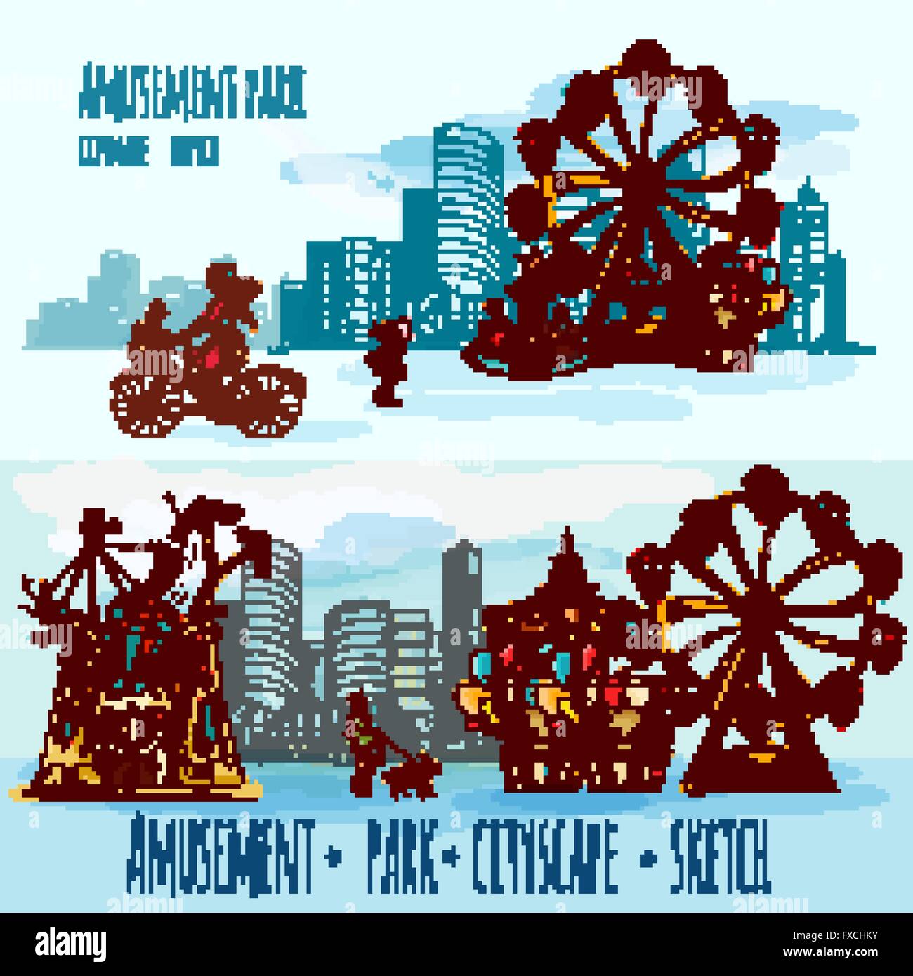 Cityscape fun Stock Vector Images - Alamy