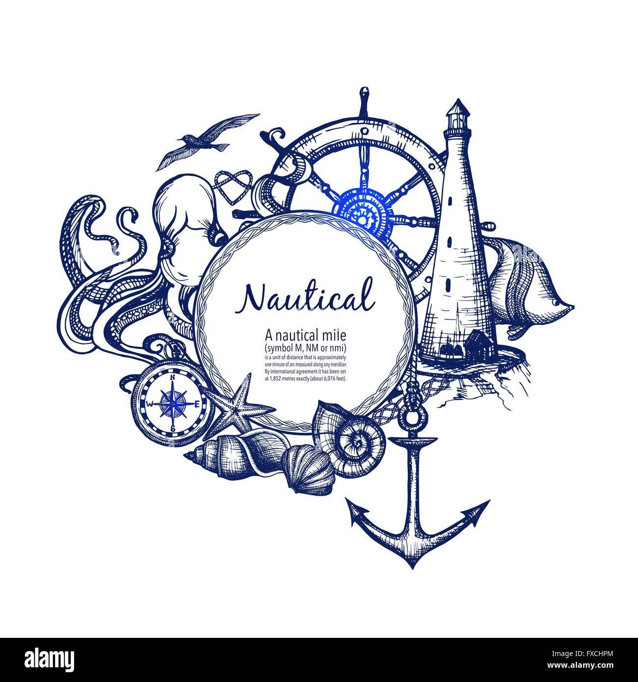 Nautical motif Cut Out Stock Images & Pictures - Alamy