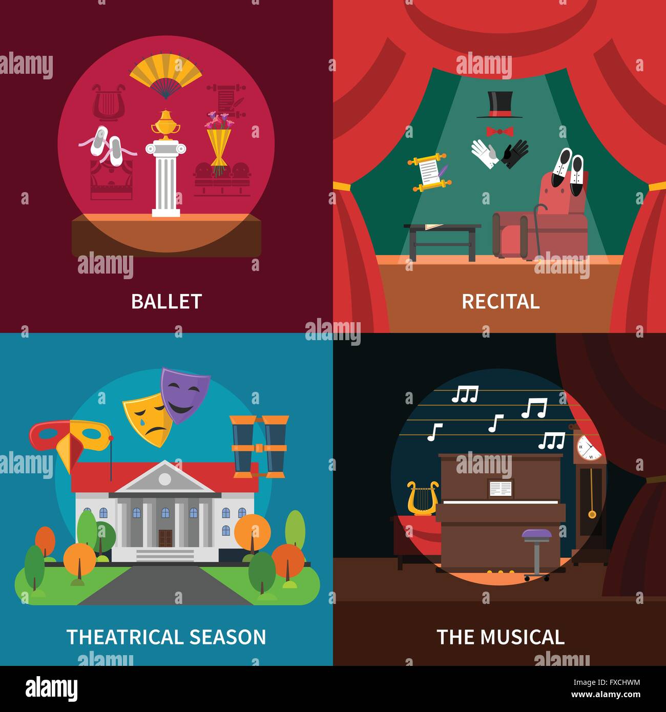 Theatre set design concept hi-res stock photography and images - Alamy