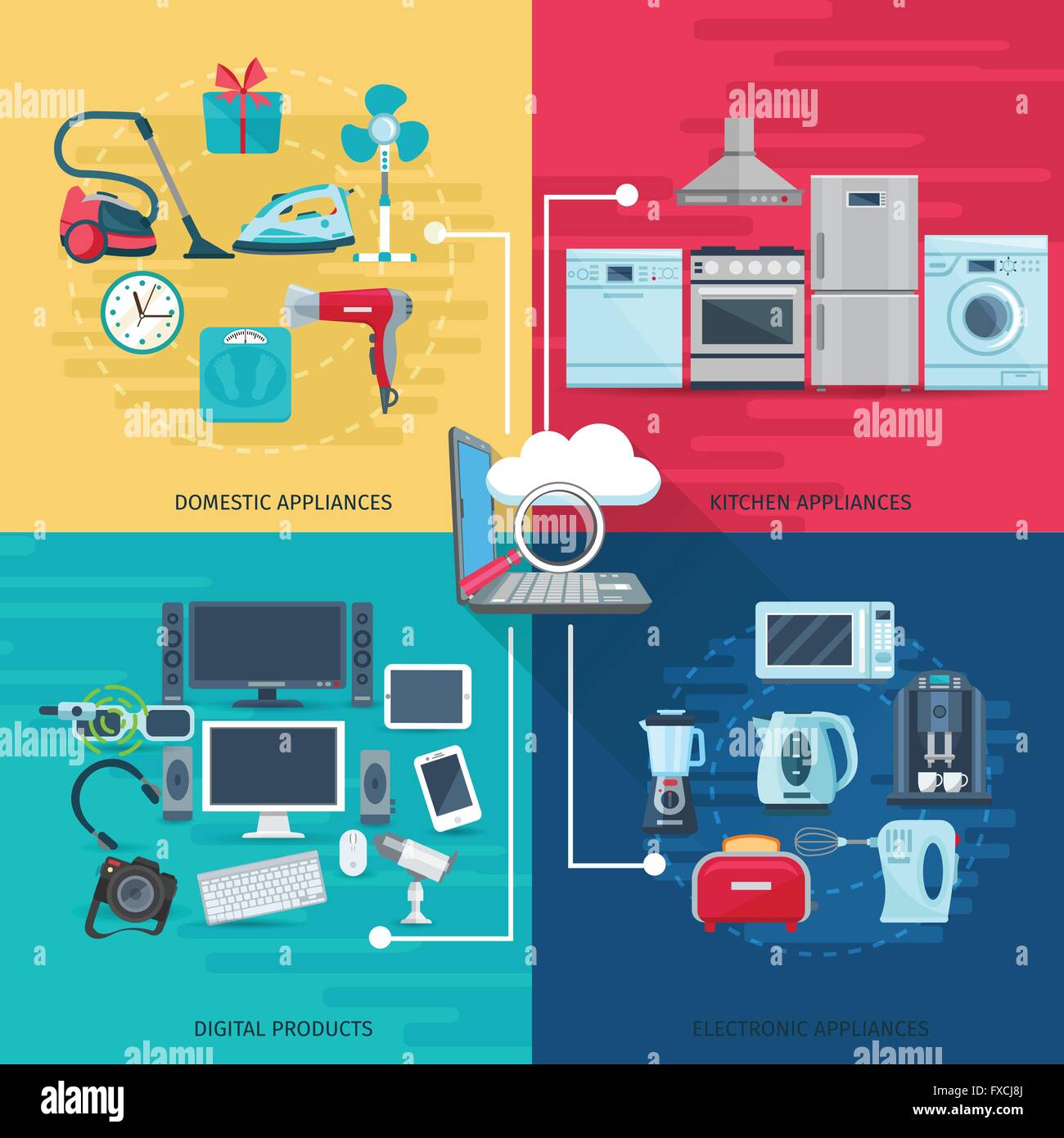 Square stove Stock Vector Images - Alamy
