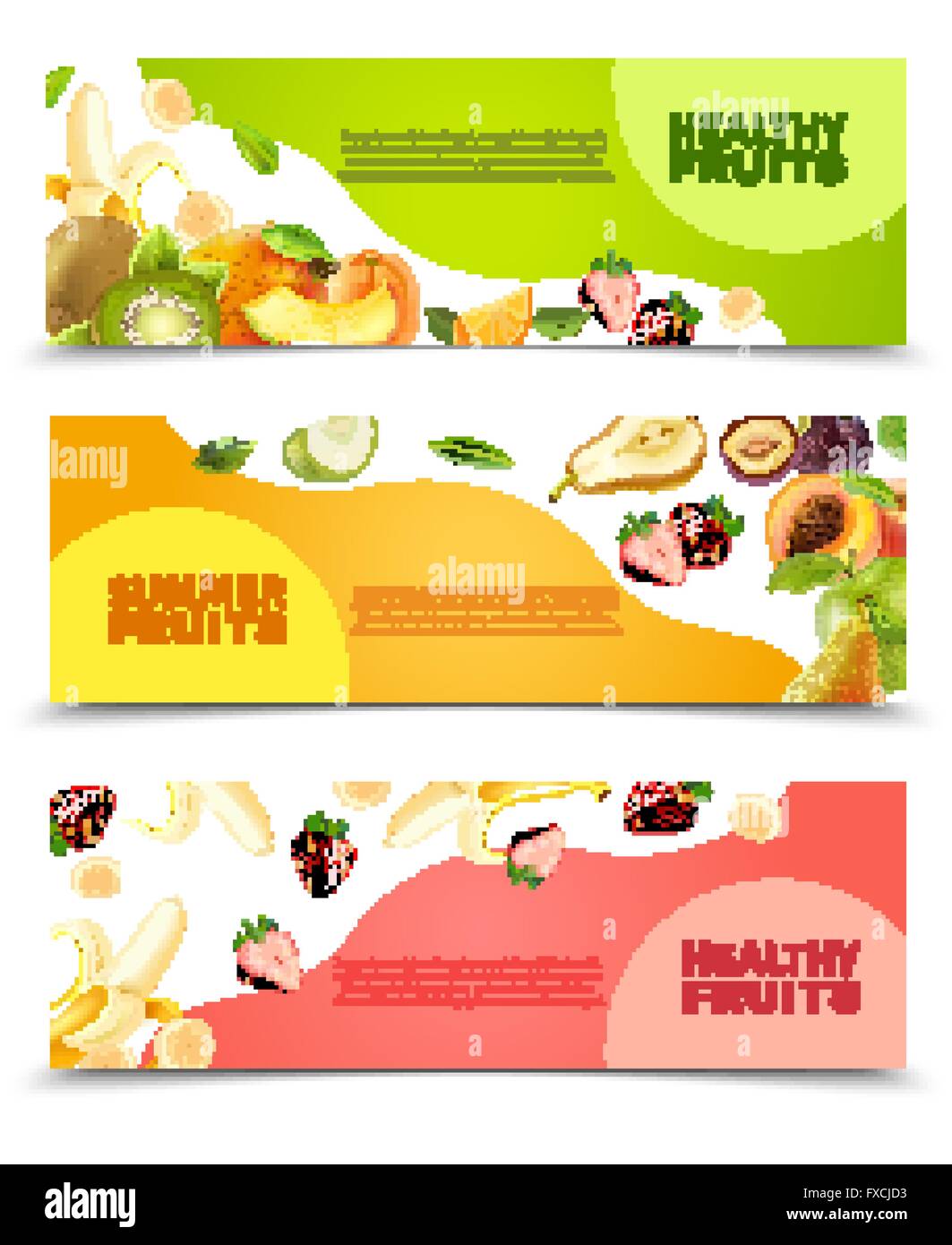 Tropical fruits on sale Stock Vector Images - Alamy