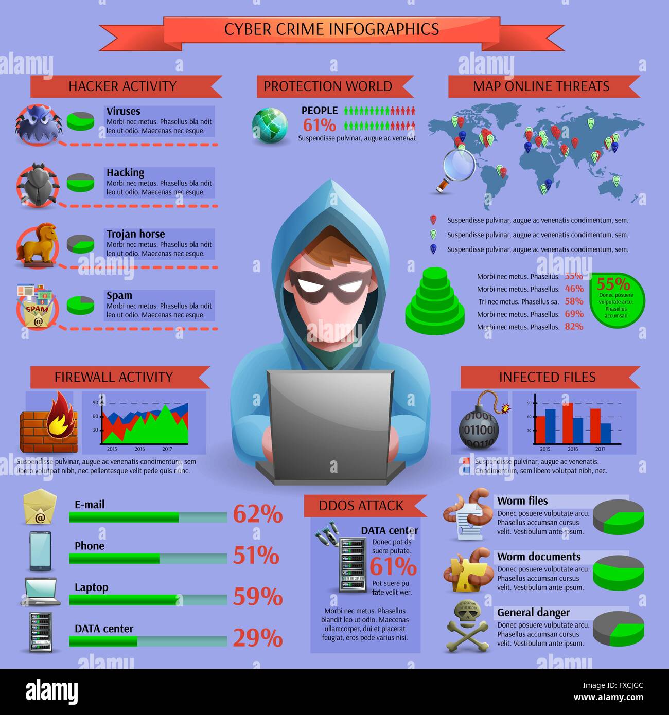 Hacking info Stock Vector Images - Alamy