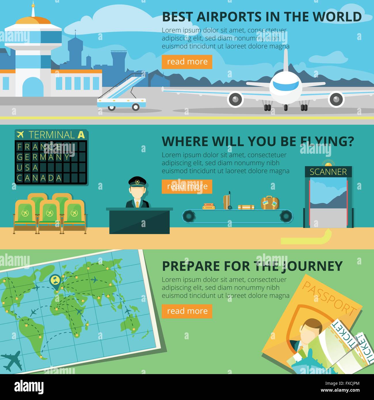 Security line in airport Stock Vector Images - Alamy