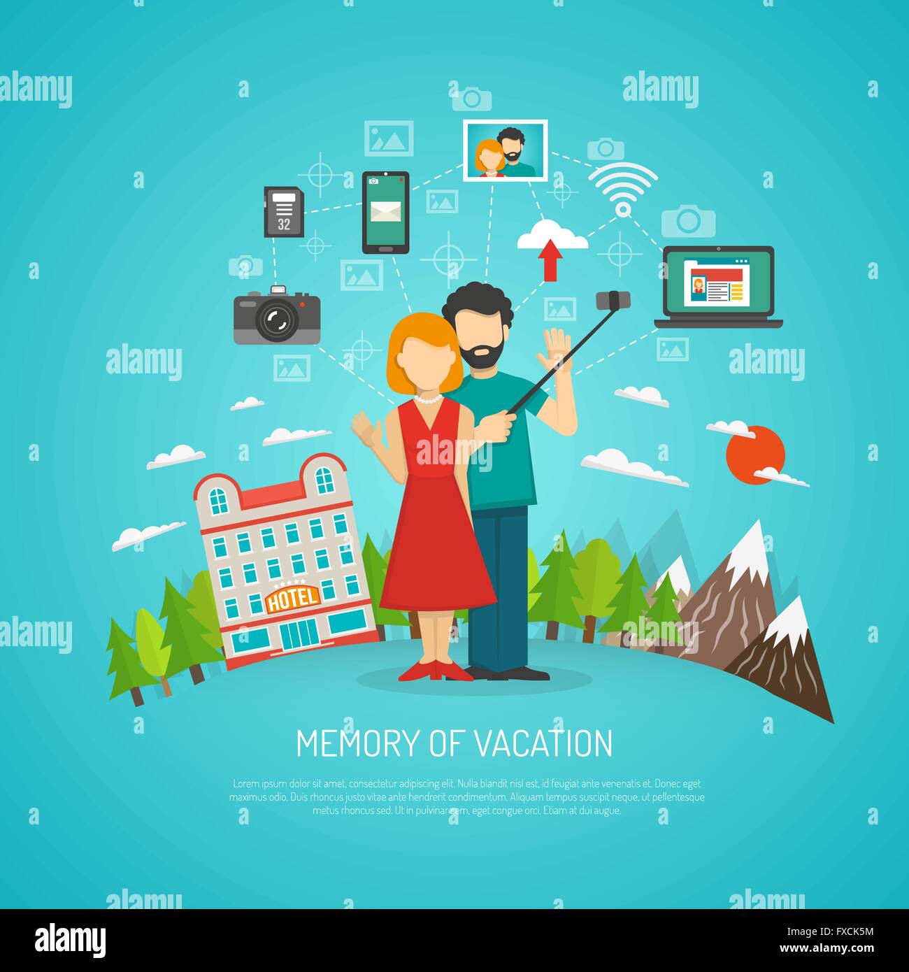 Concept memory Stock Vector Images - Alamy