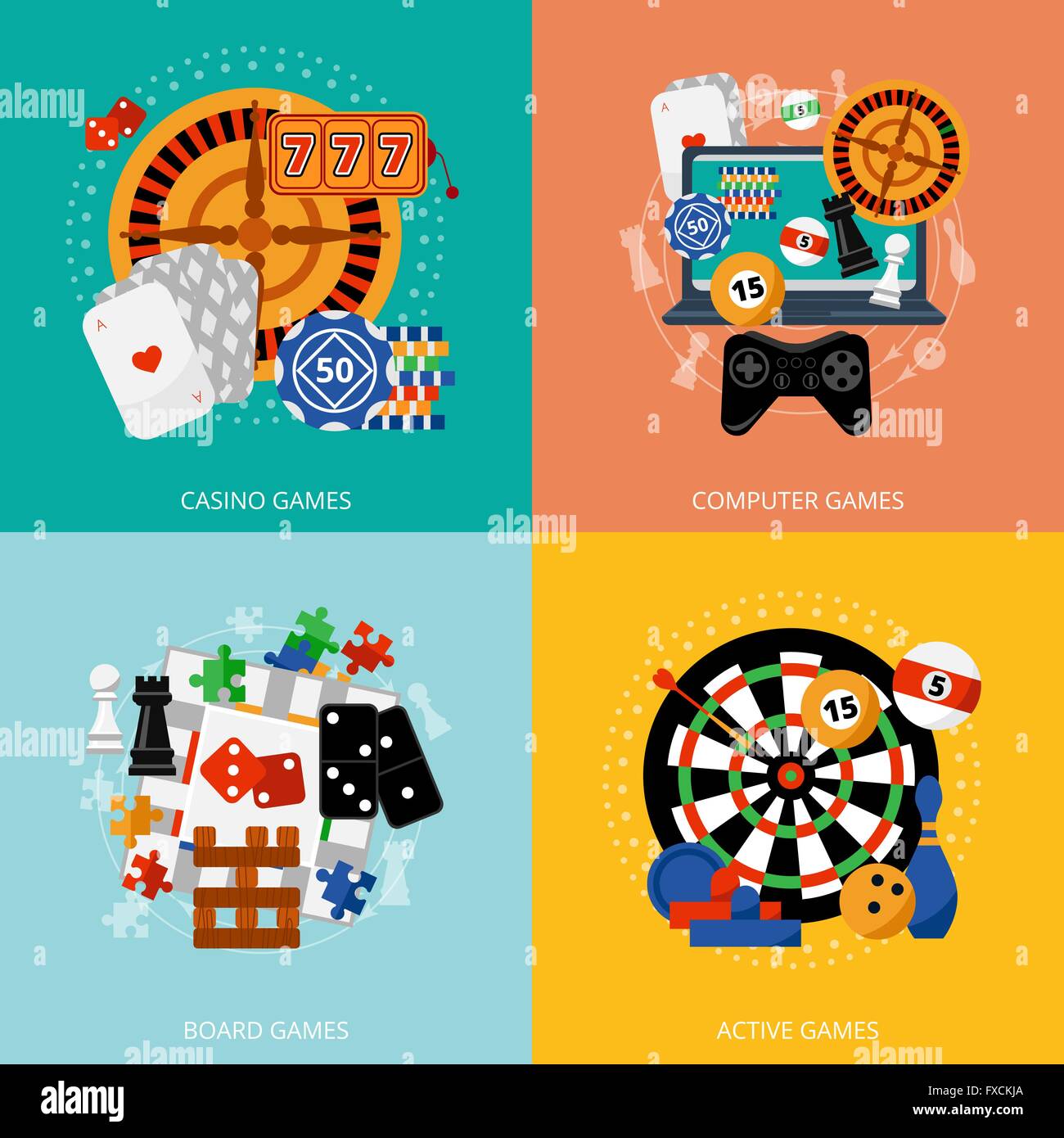 Electronic arcade games machine Stock Vector Images - Alamy