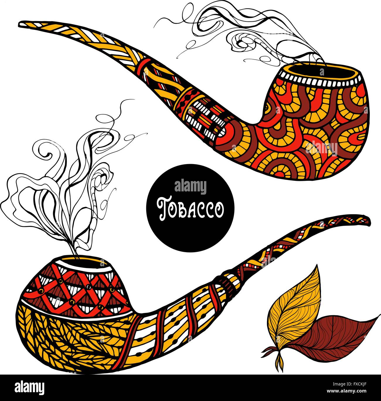 Small set old hand Stock Vector Images - Alamy