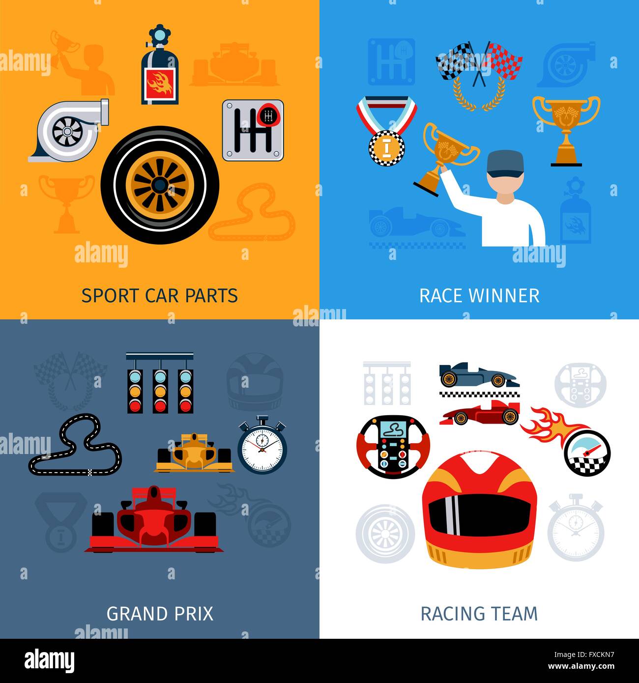 Racing timer Stock Vector Images - Alamy