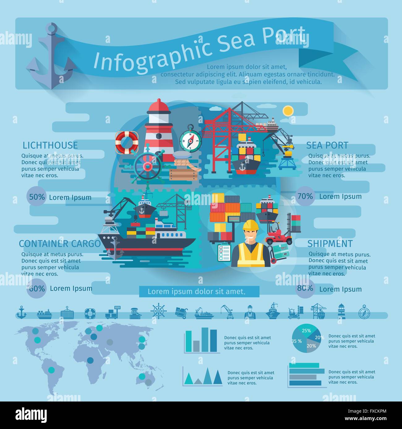 Sea Charts Stock Vector Images - Alamy