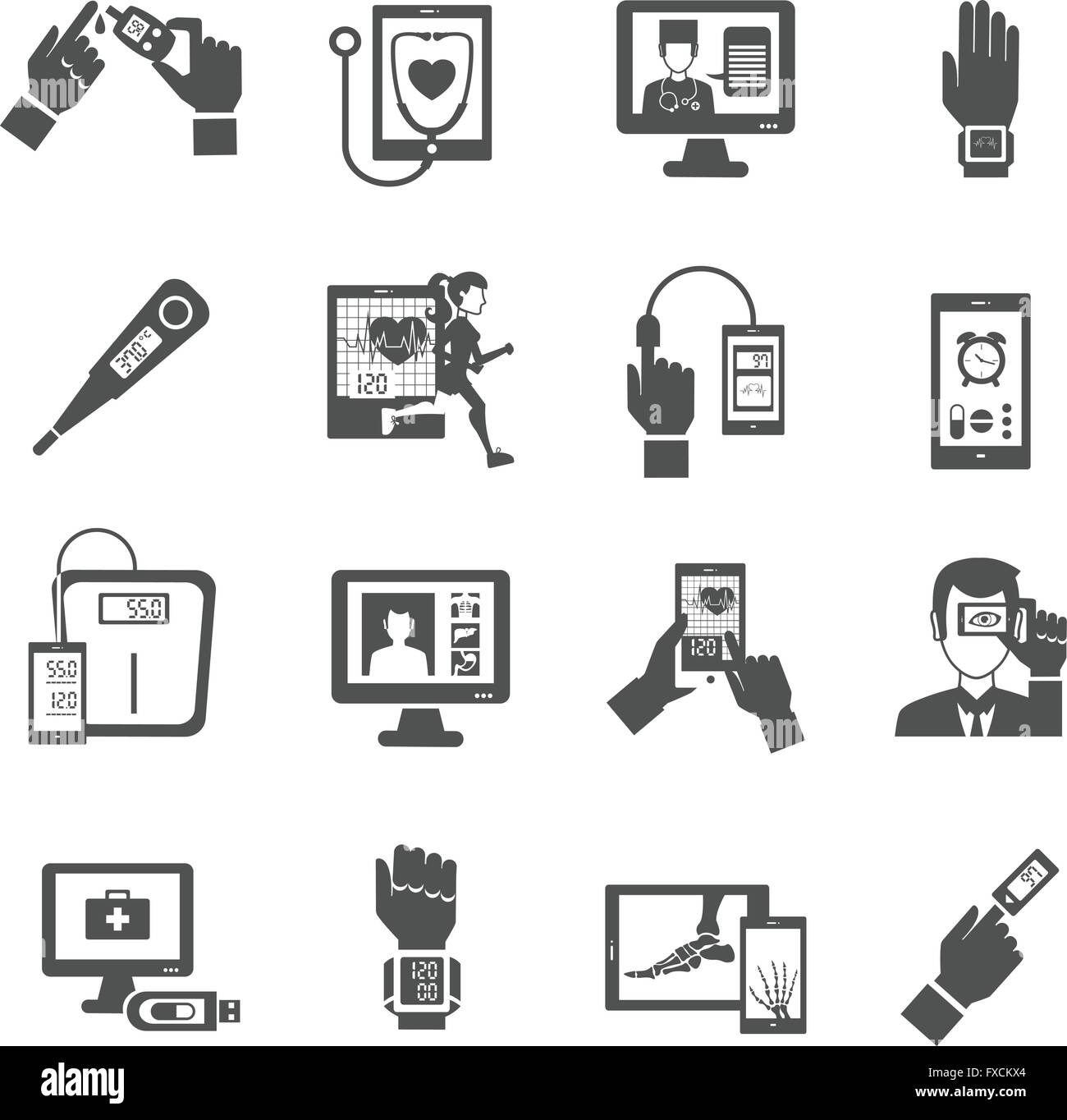 Digital ultrasound Cut Out Stock Images & Pictures - Alamy