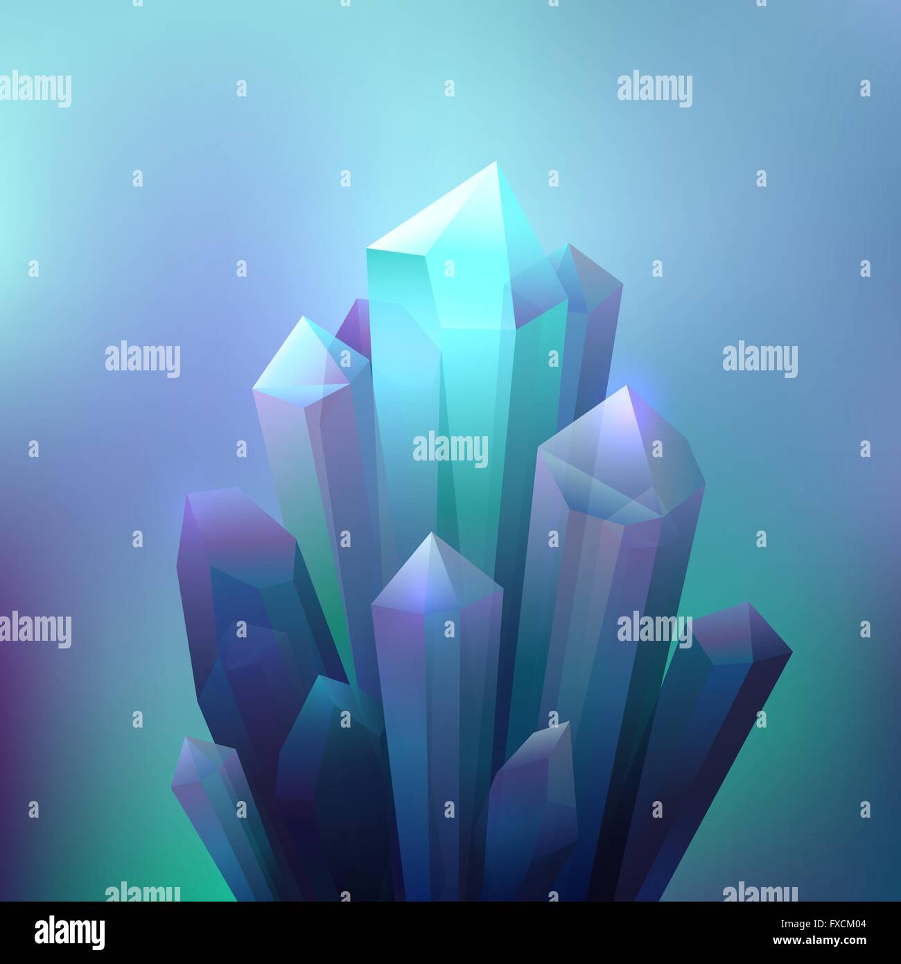 Crystal Minerals Background Stock Vector Image & Art - Alamy