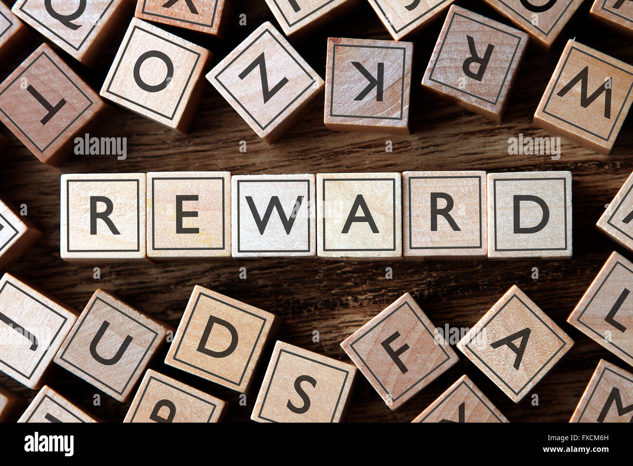 word on wooden blocks Stock Photo - Alamy