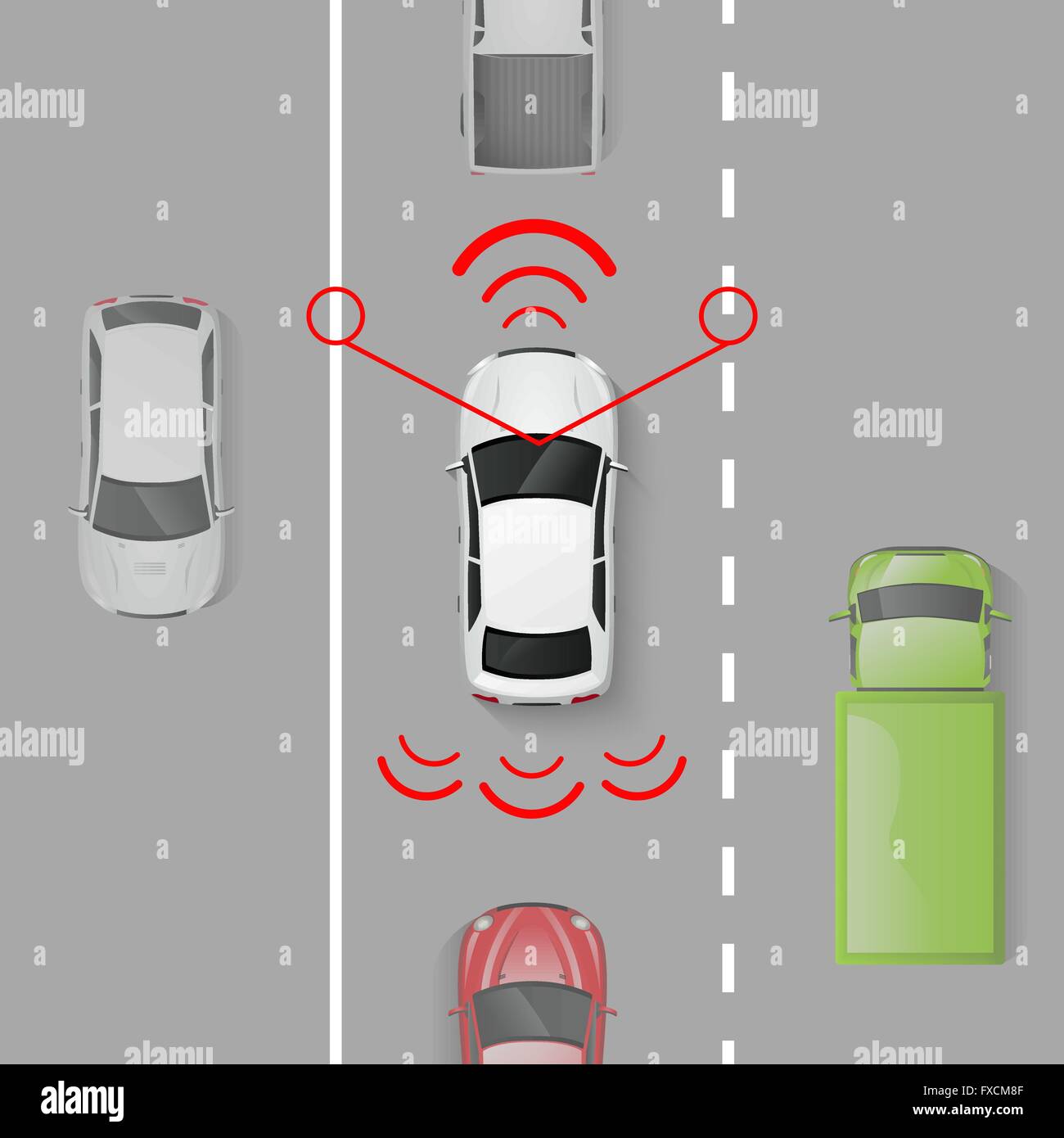 Lane keeping system hi-res stock photography and images - Alamy
