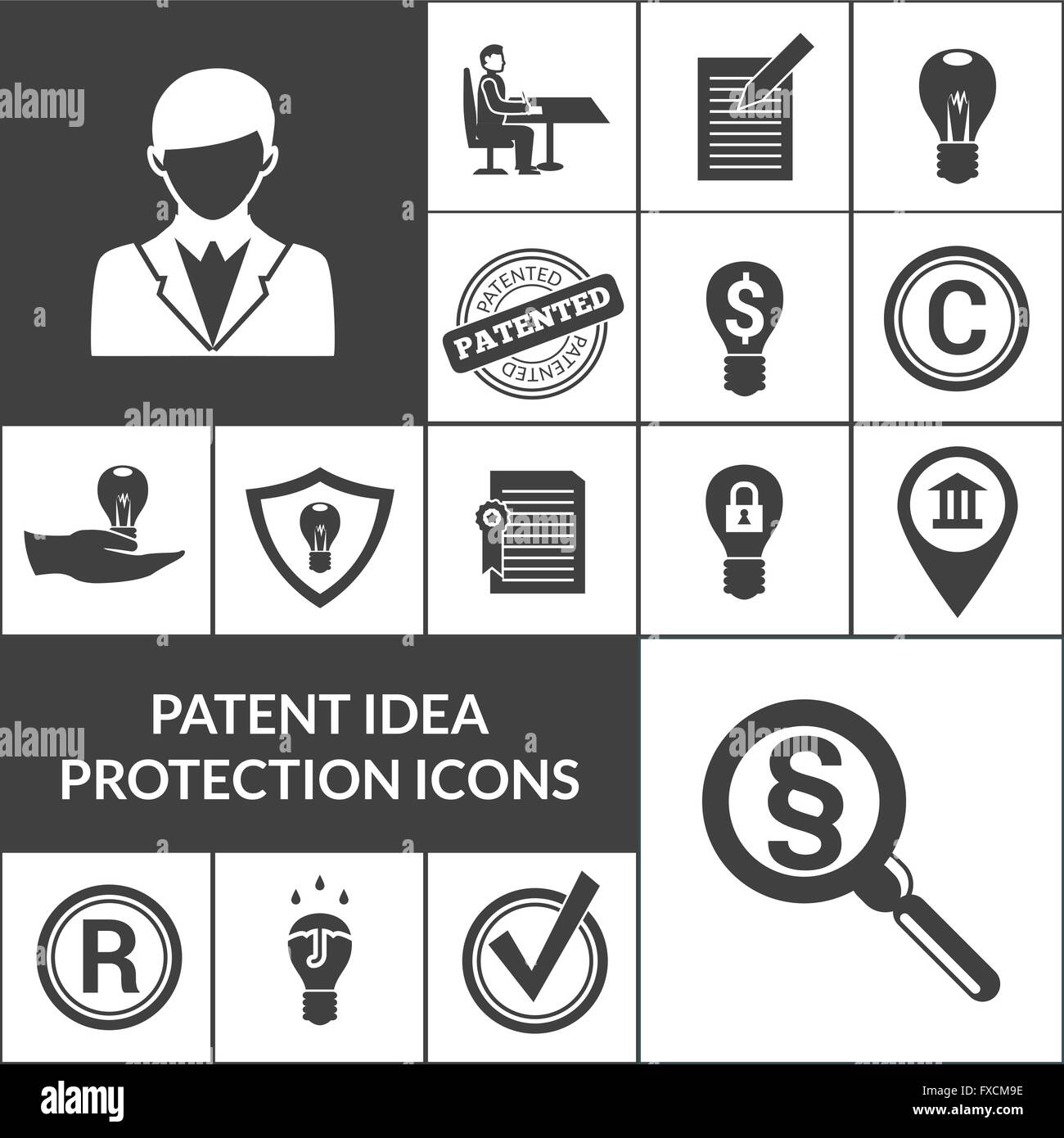 Insurance patent Stock Vector Images - Alamy