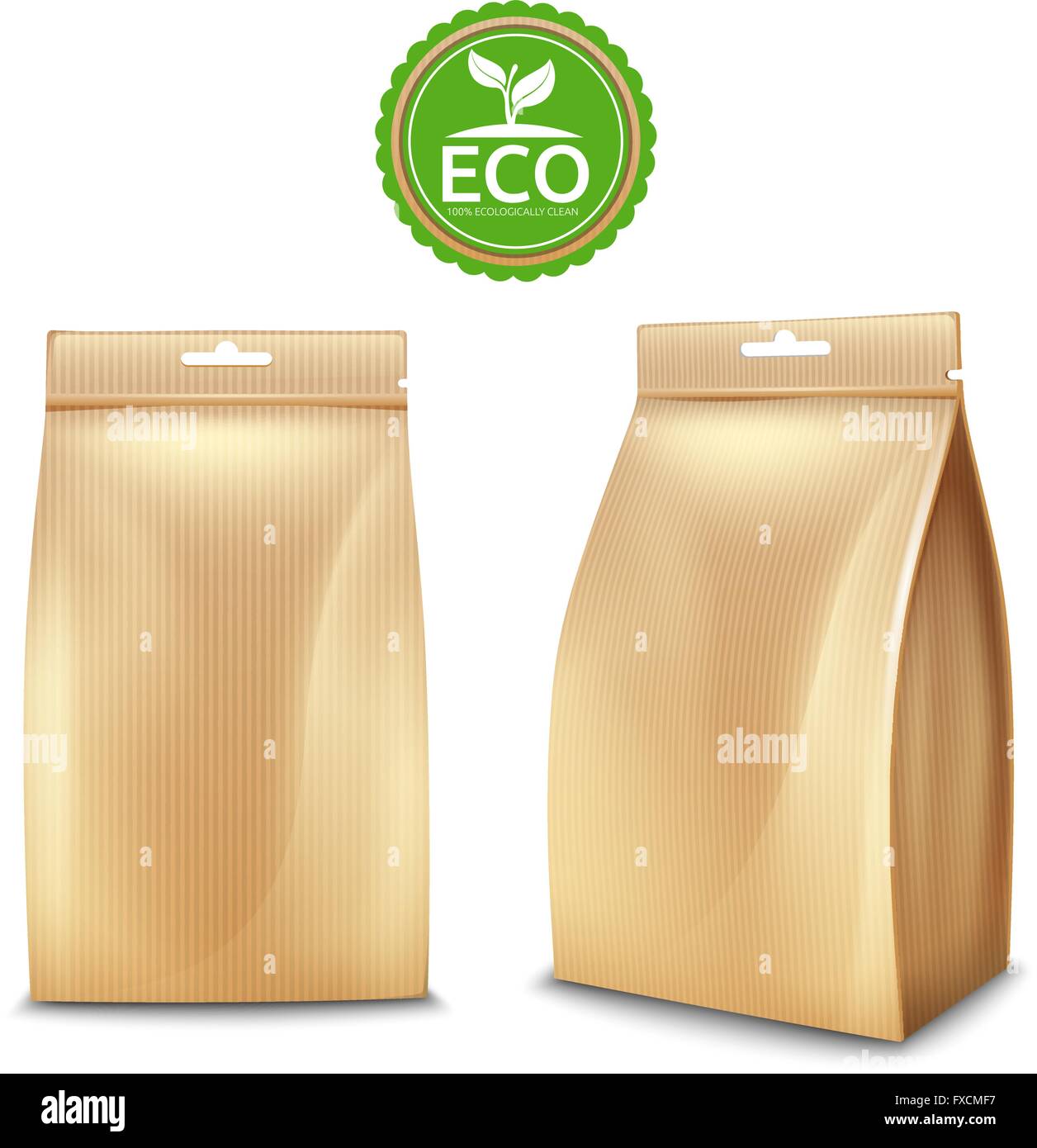 Eco Paper Package Stock Vector Image & Art - Alamy