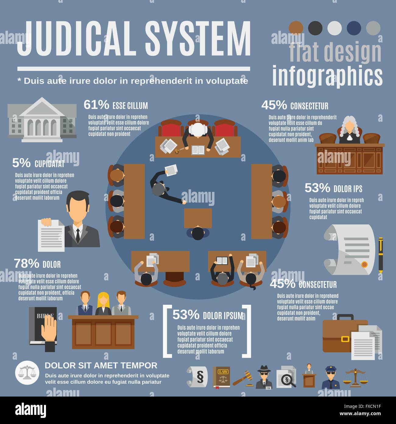 Crime punishment infographics hi-res stock photography and images - Alamy