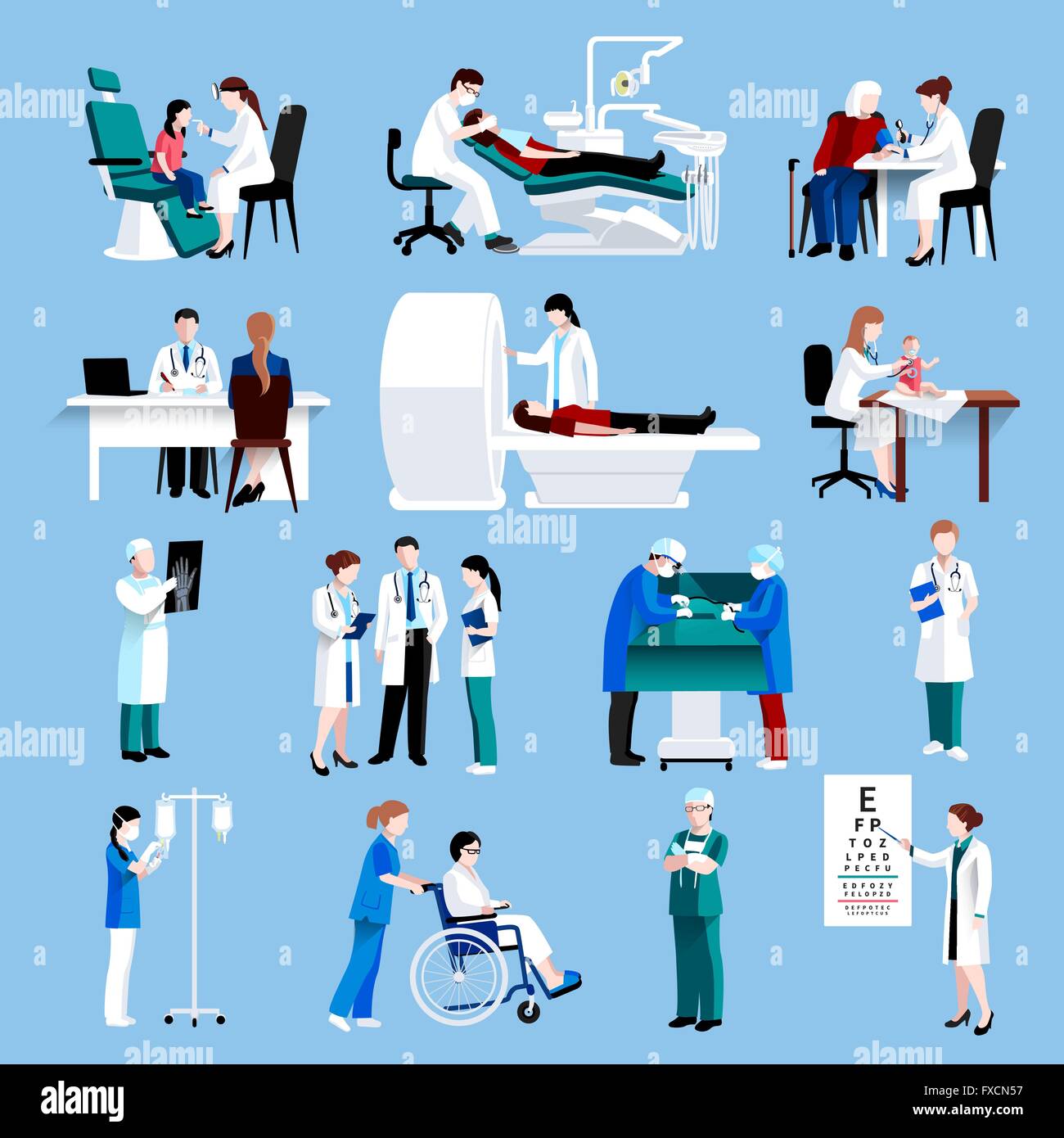 Baby intensive care Stock Vector Images - Alamy