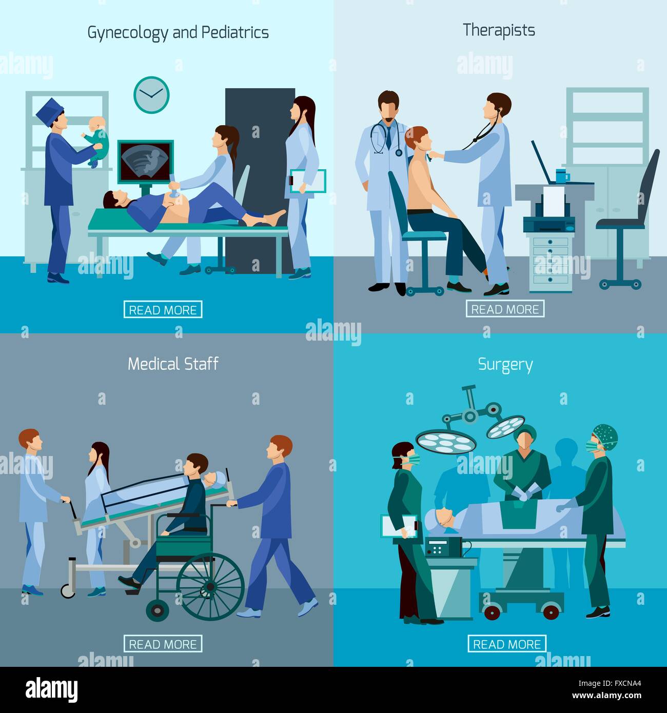 Baby intensive care Stock Vector Images - Alamy