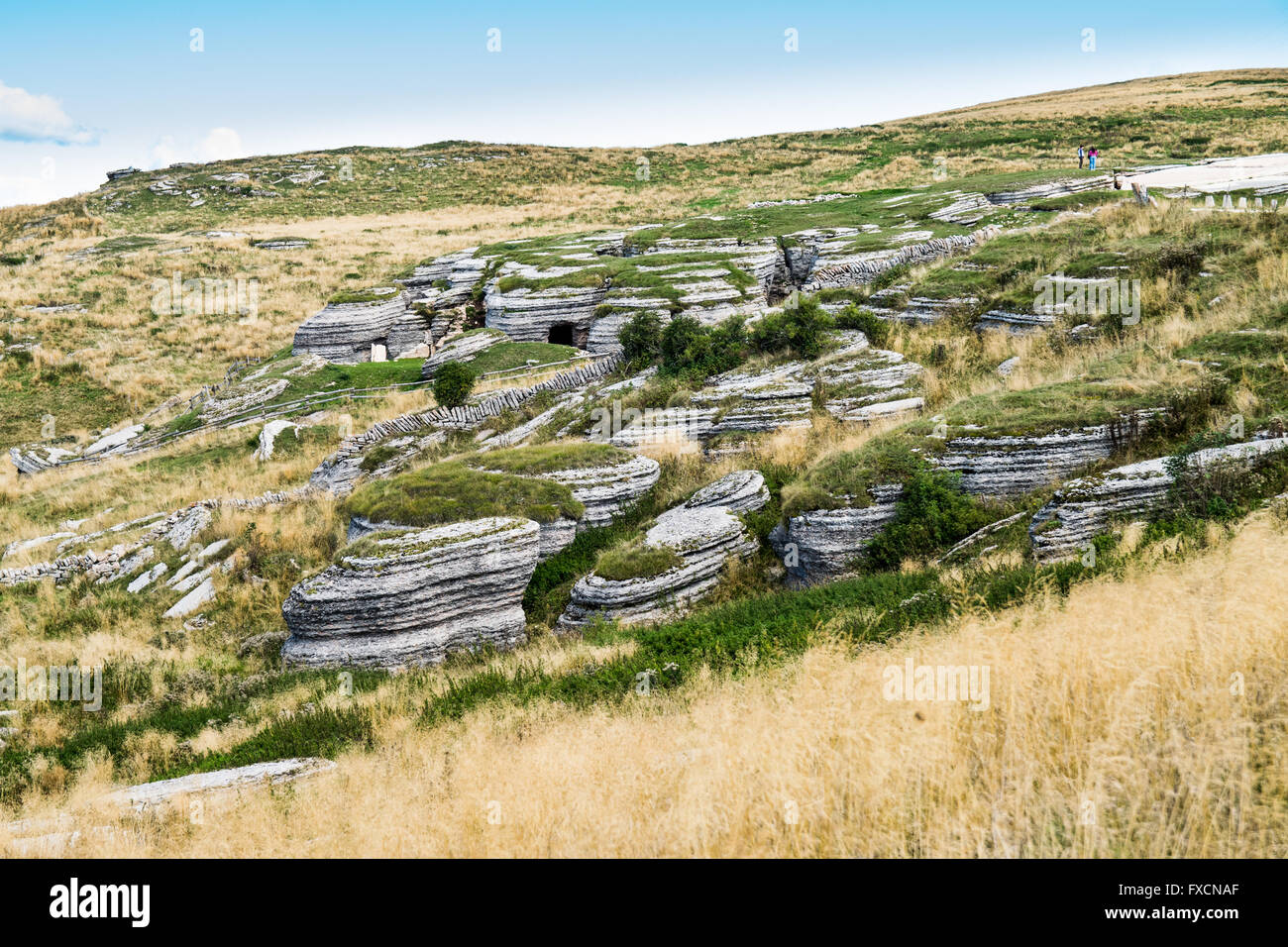 Trenches in the dolomites hi-res stock photography and images - Alamy