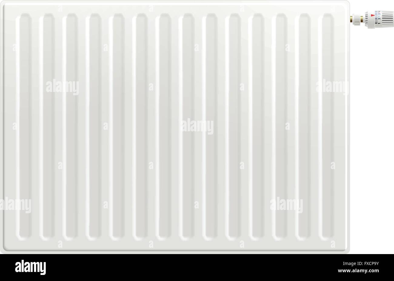 Realistic Heating Radiator Stock Vector Image & Art - Alamy