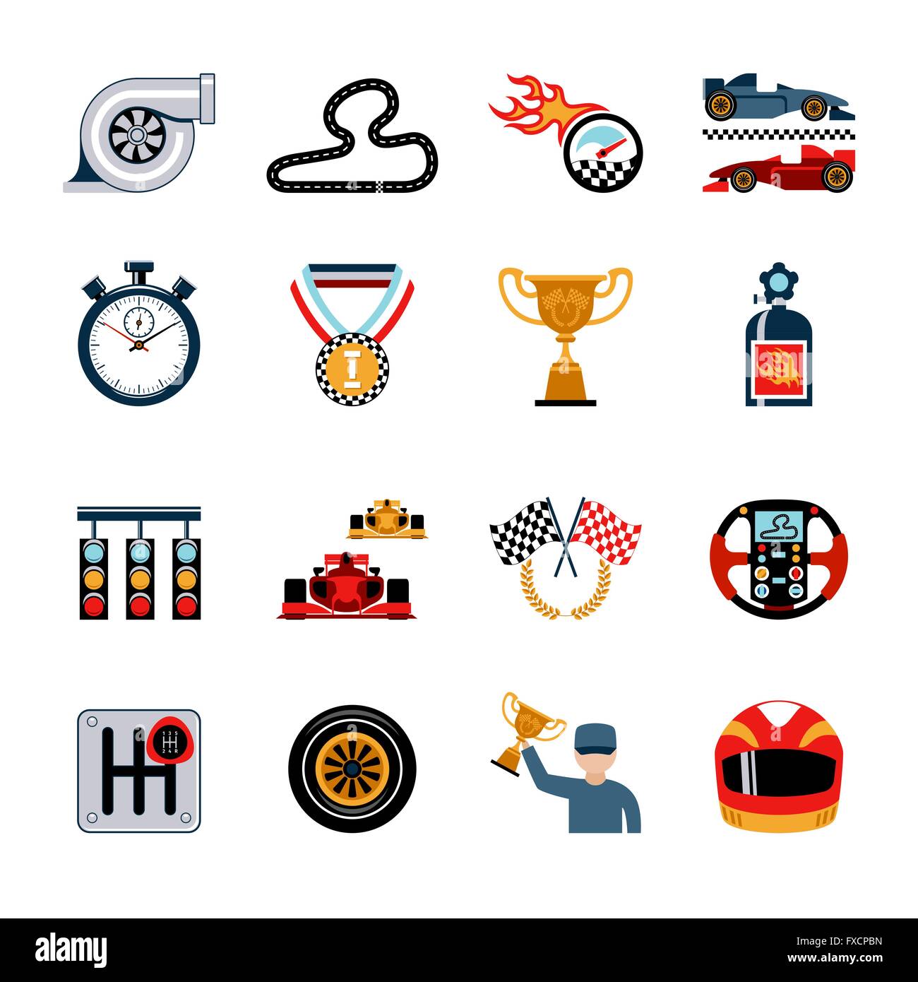 Racing timer Stock Vector Images - Alamy