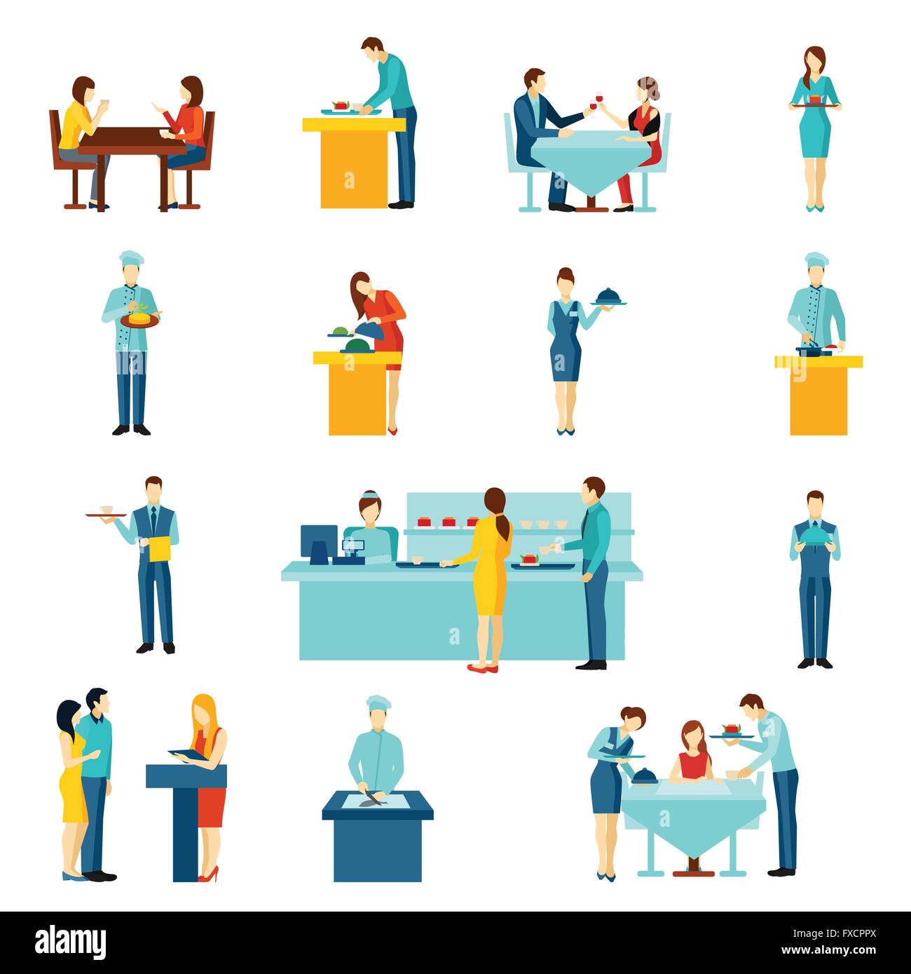 Catering for events Stock Vector Images - Alamy