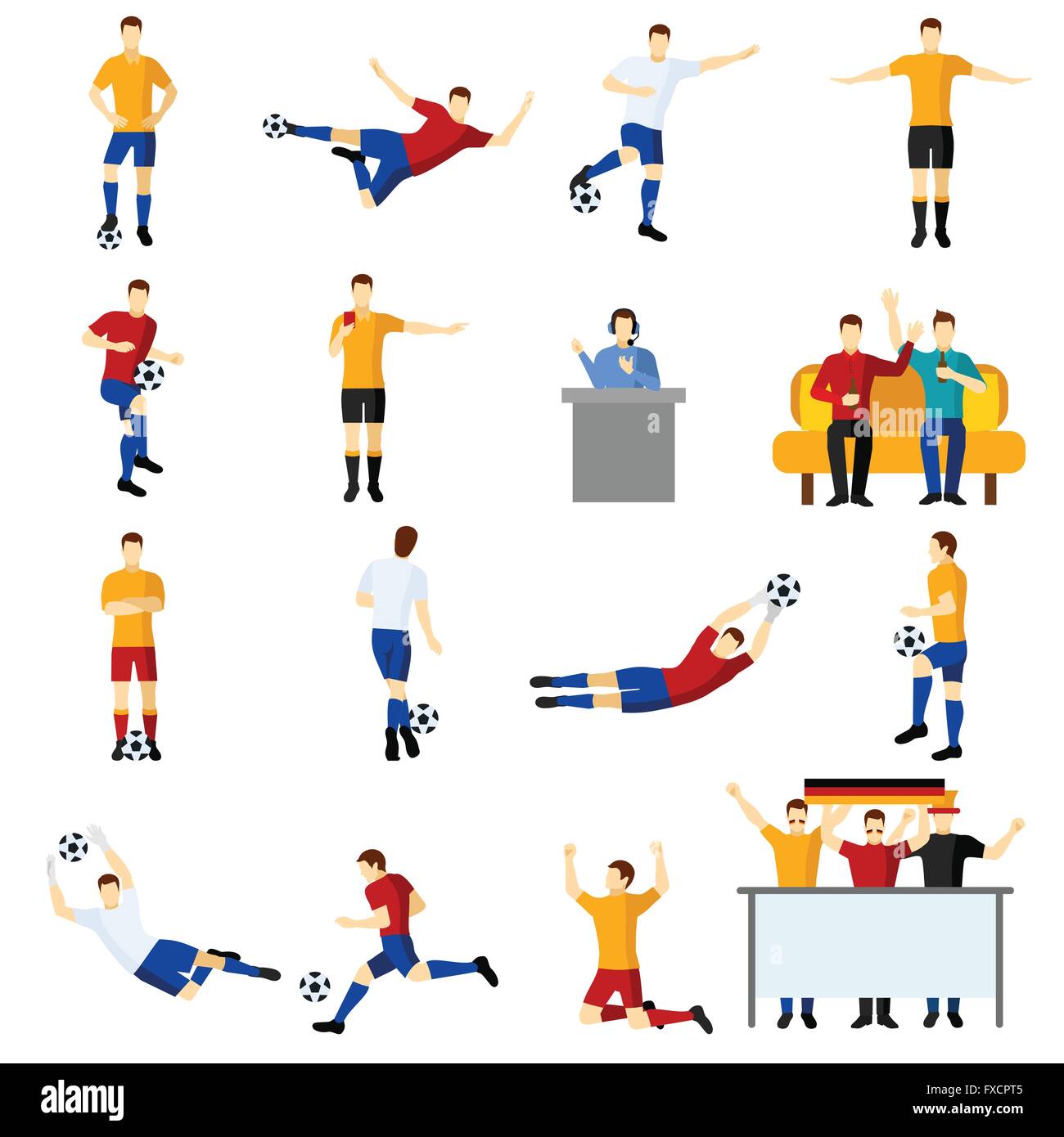 Forward midfielder Stock Vector Images - Alamy