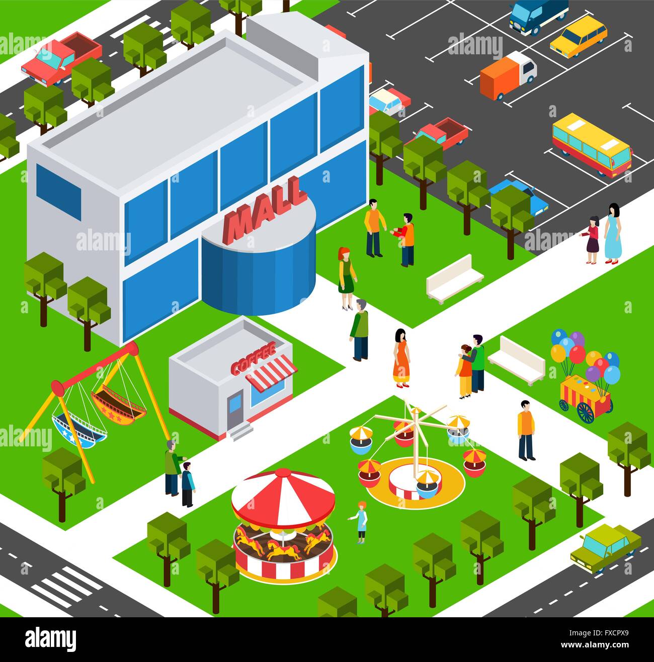 Lot of buildings Stock Vector Images - Alamy